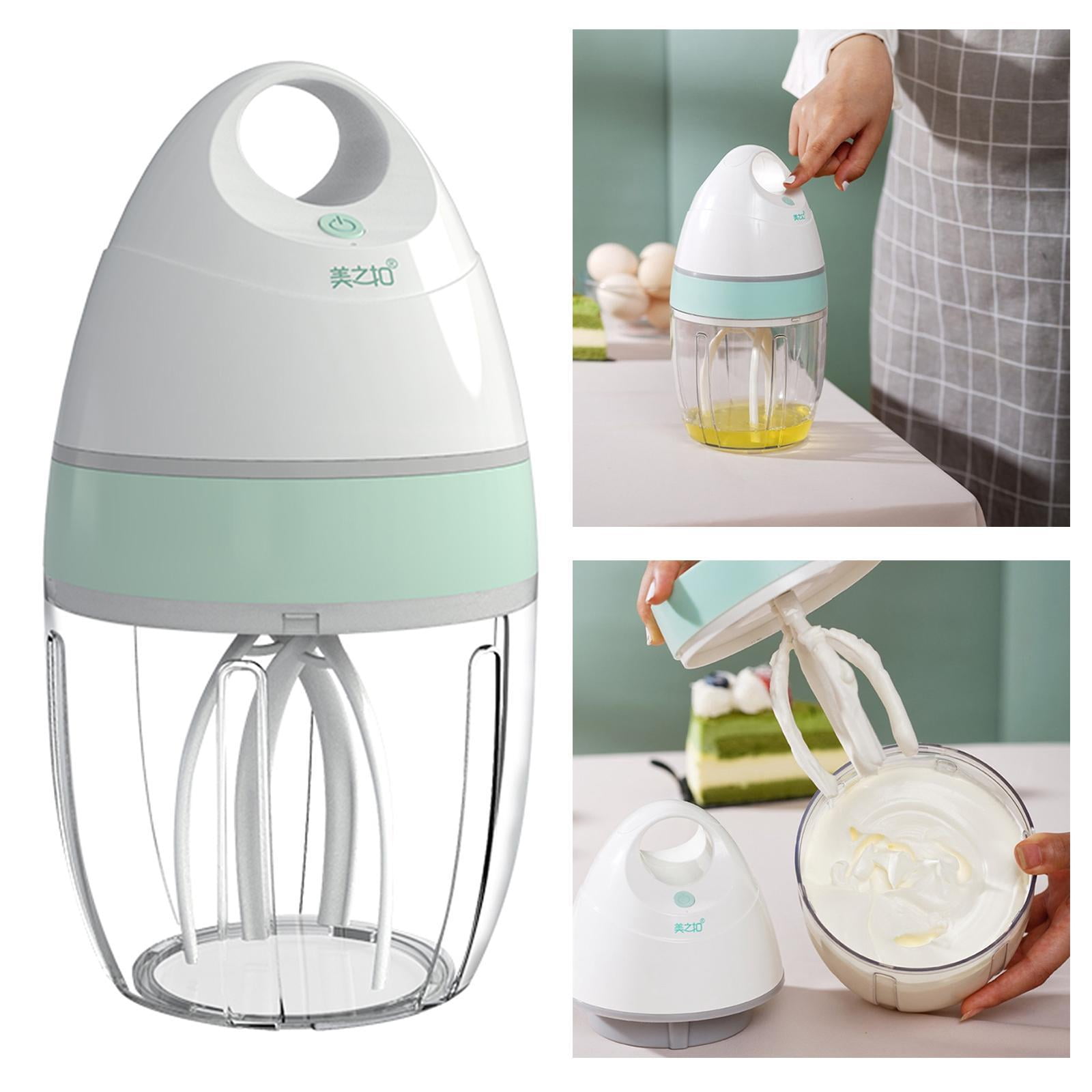 Wireless Lightweight Electric Stand Mixer with 900ml Bowl, Egg Beater ...