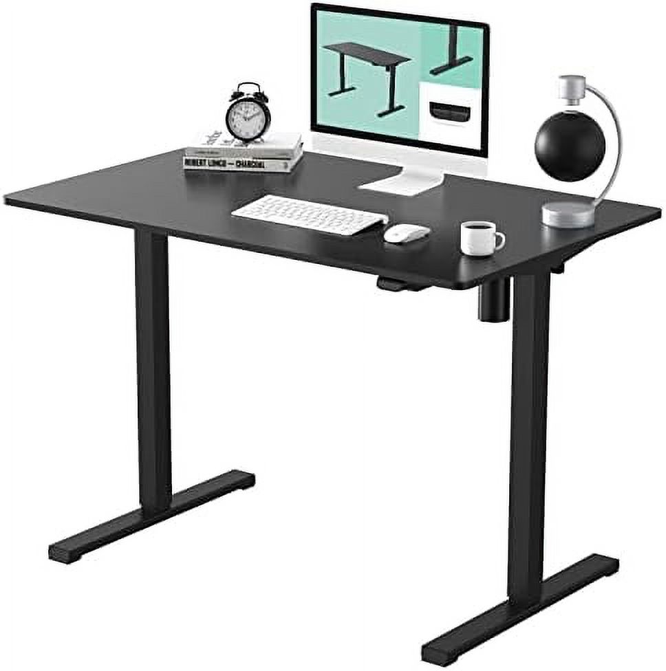 Electric Stand Up Desk Workstation 40 x 24 Inches Whole-Piece Desktop Ergonomic Height ...
