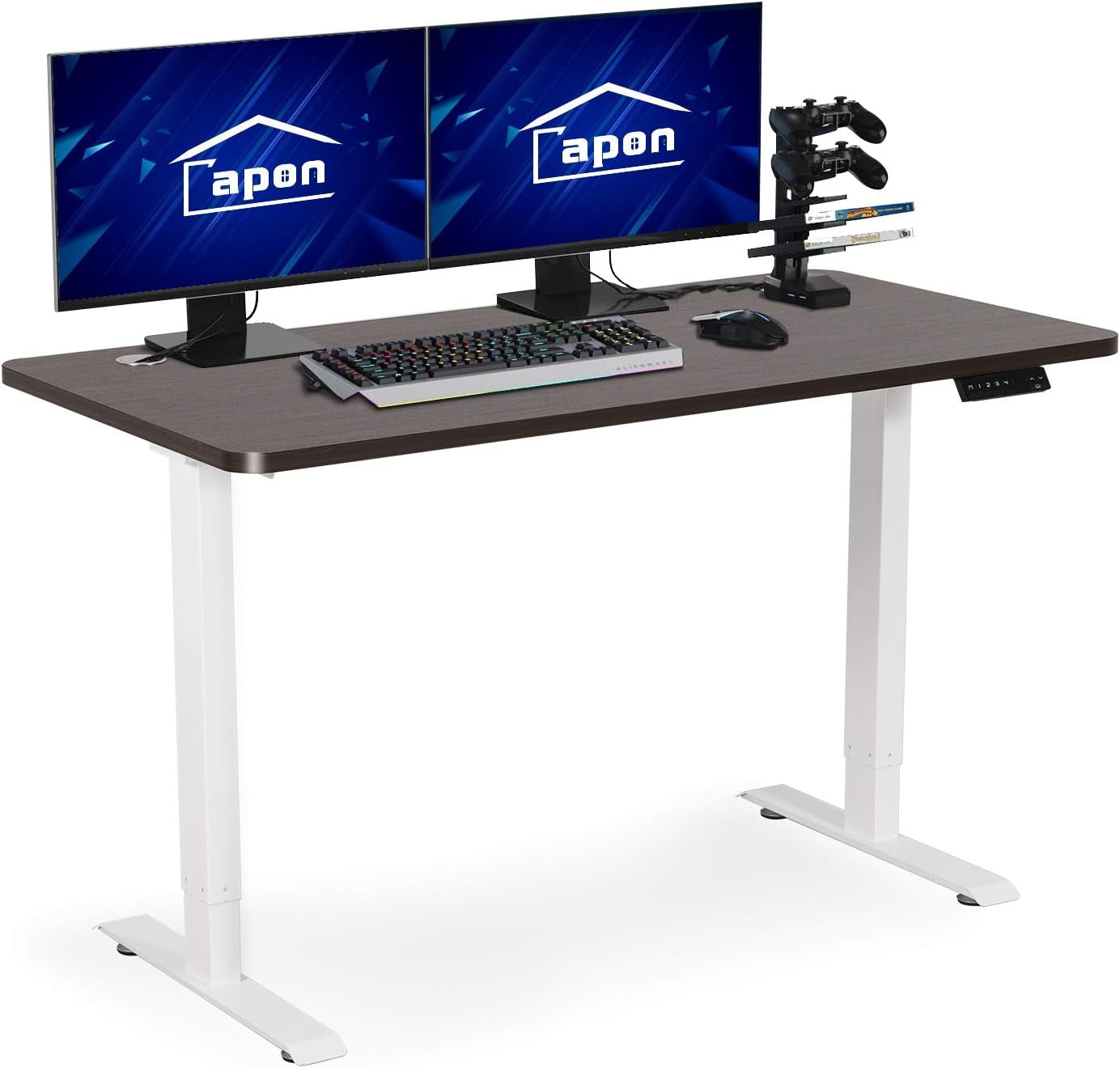 Electric Standing Desk, 48x 24 Inches Adjustable Height Dual Motor ...