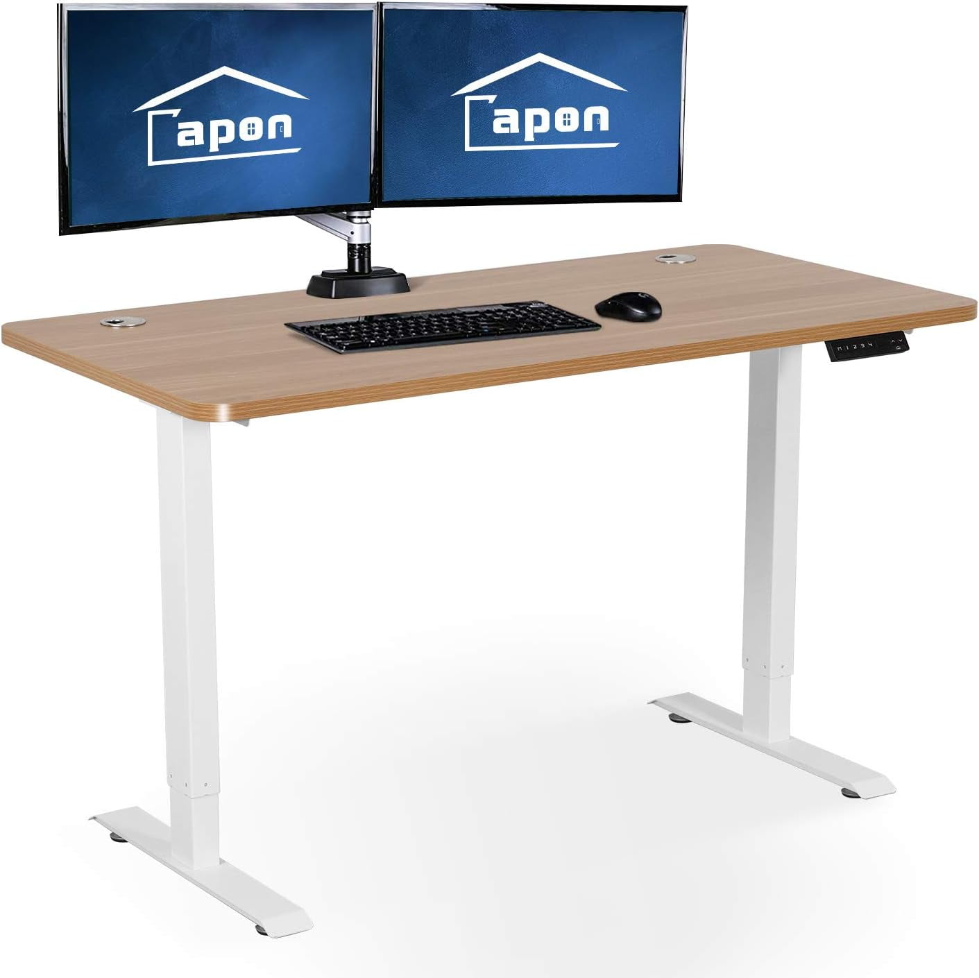 Electric Standing Desk, 48x 24 Inches Adjustable Height Dual Motor ...