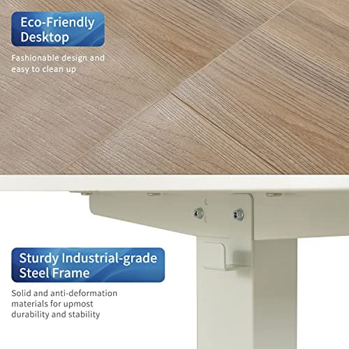 Electric Standing Desk, 55 x 30 Height Adjustable Versatile Sit Stand ...