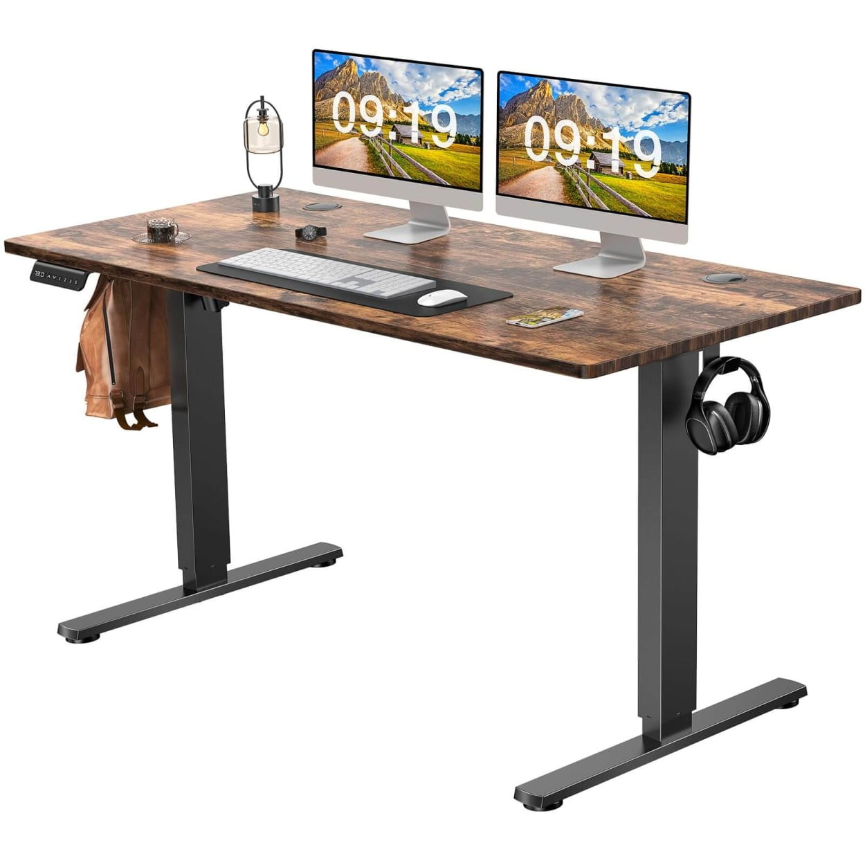 Electric Standing Desk Adjustable Height, Modern Sit Stand Up Desk ...