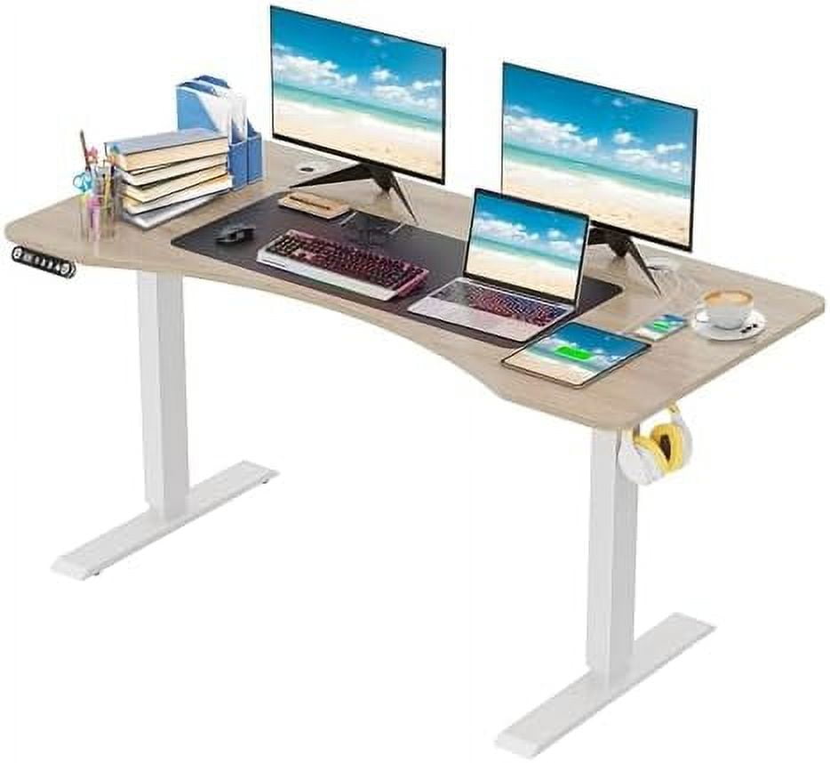 Electric Standing Desk Adjustable Height Sit Stand Up Desk 59 x 24 ...