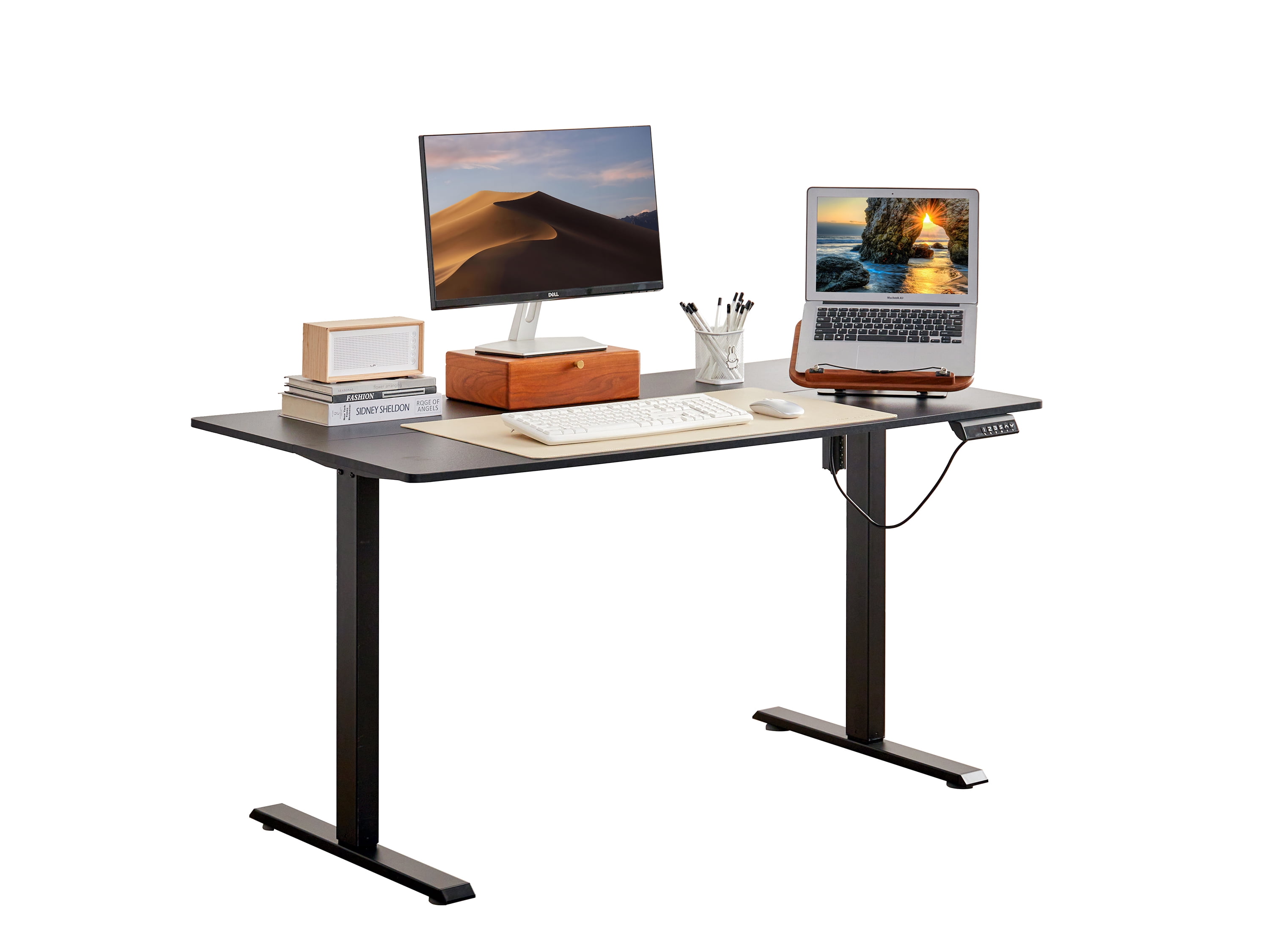 Electric Standing Desk, Adjustable Height Stand Up Desk, 48 x 24 Inches ...