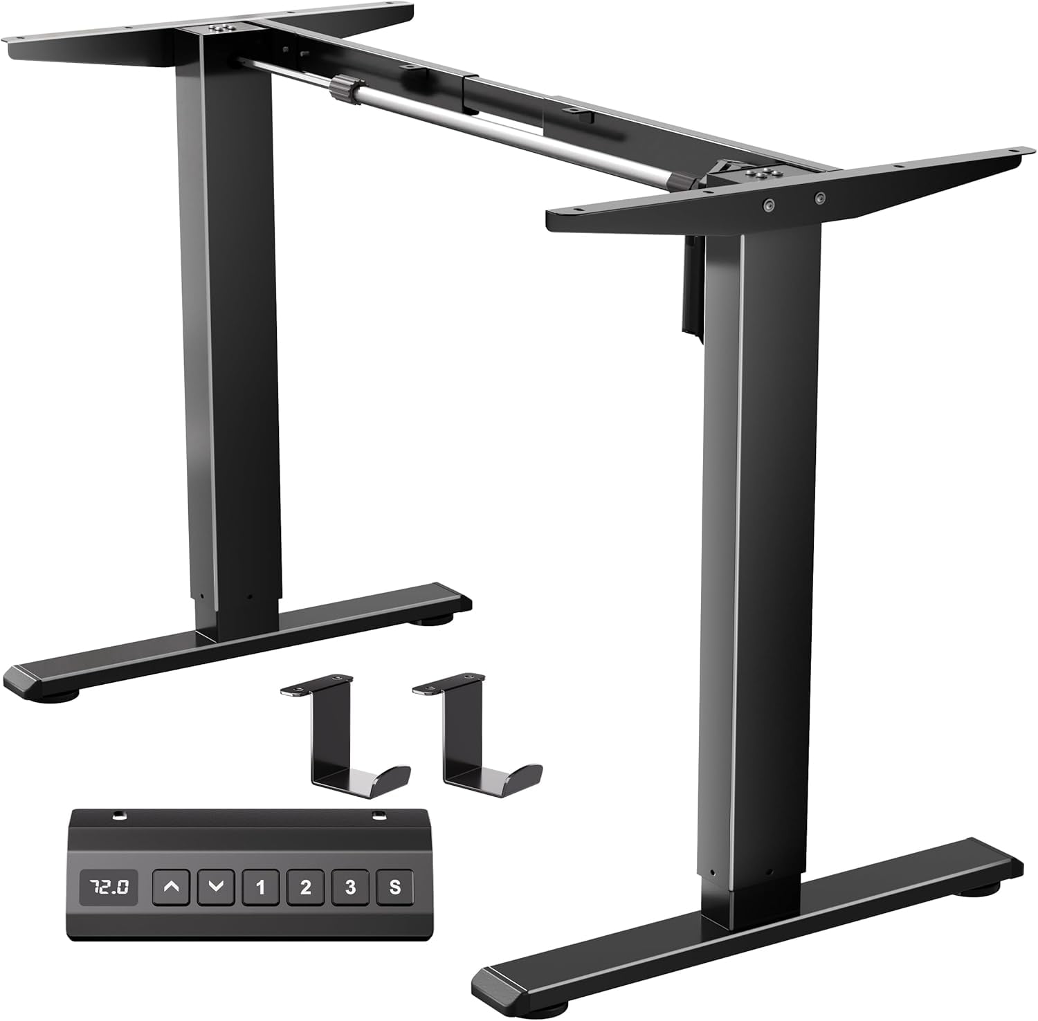 Electric Standing Desk Frame, Height Adjustable Table Legs with Memory ...