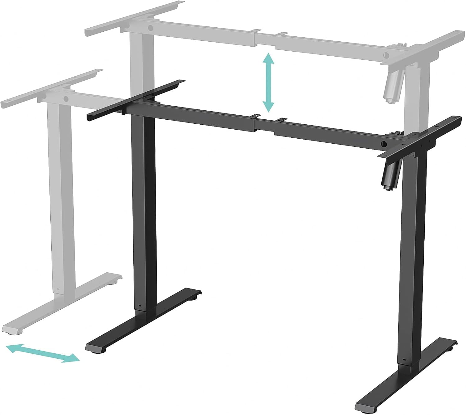 Electric Standing Desk Frame Sit Stand Stand up Desk Frame Standing ...
