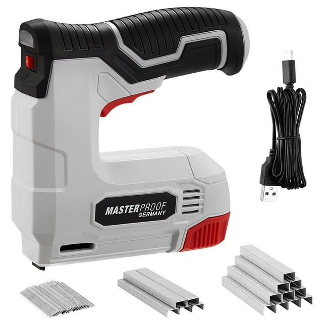 Free Shipping! Electric Staple Gun, 3.7V Rechargeable Cordless Stapler ...