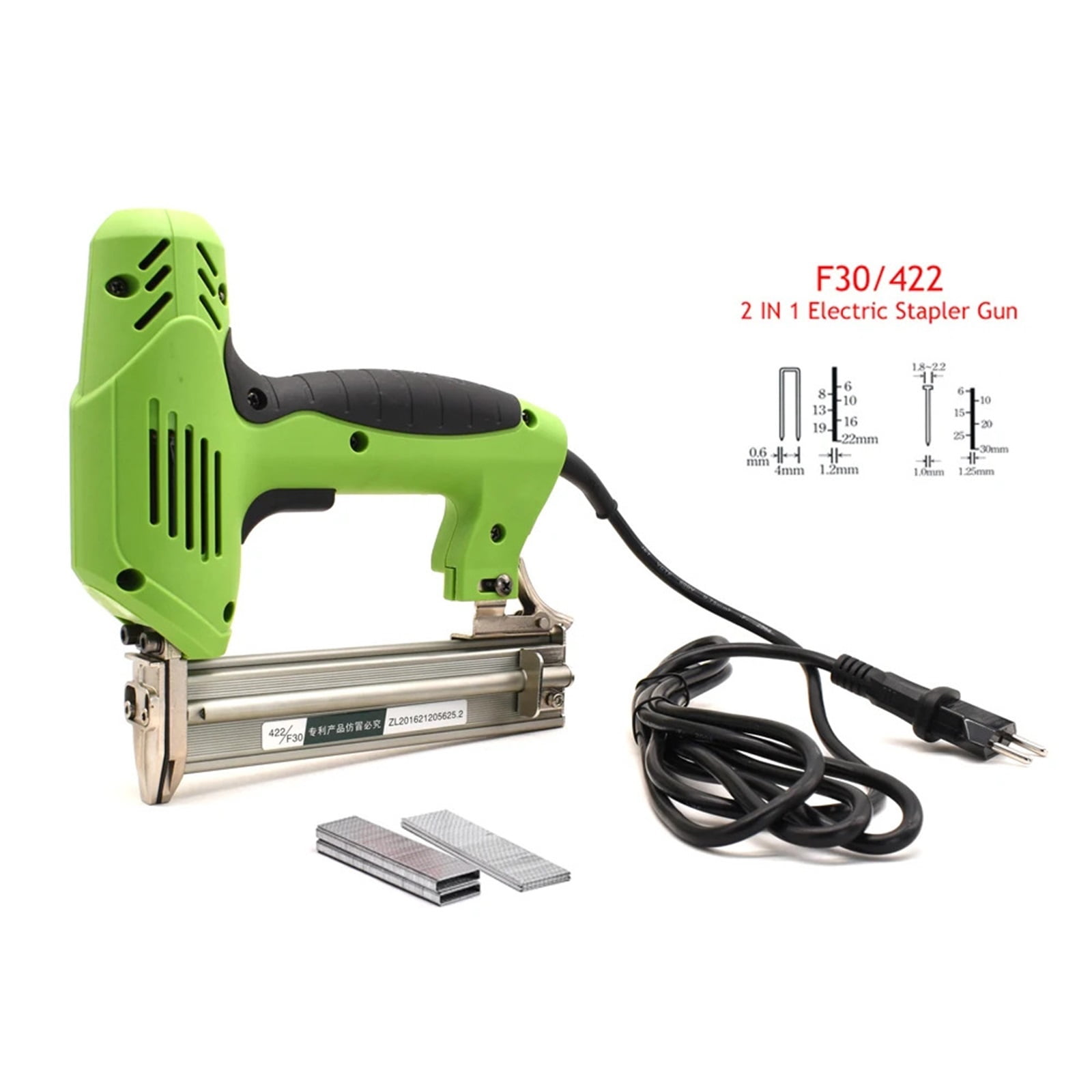 Electric Staples Nails Gun 2 In 1 Framing Tacker For Furniture ...