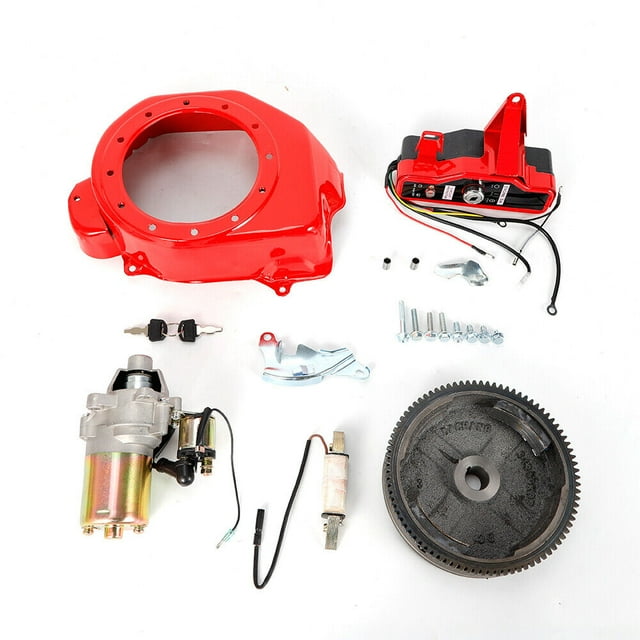 Electric Start Kit for Honda GX160 GX200 – Starter Motor, Flywheel with ...