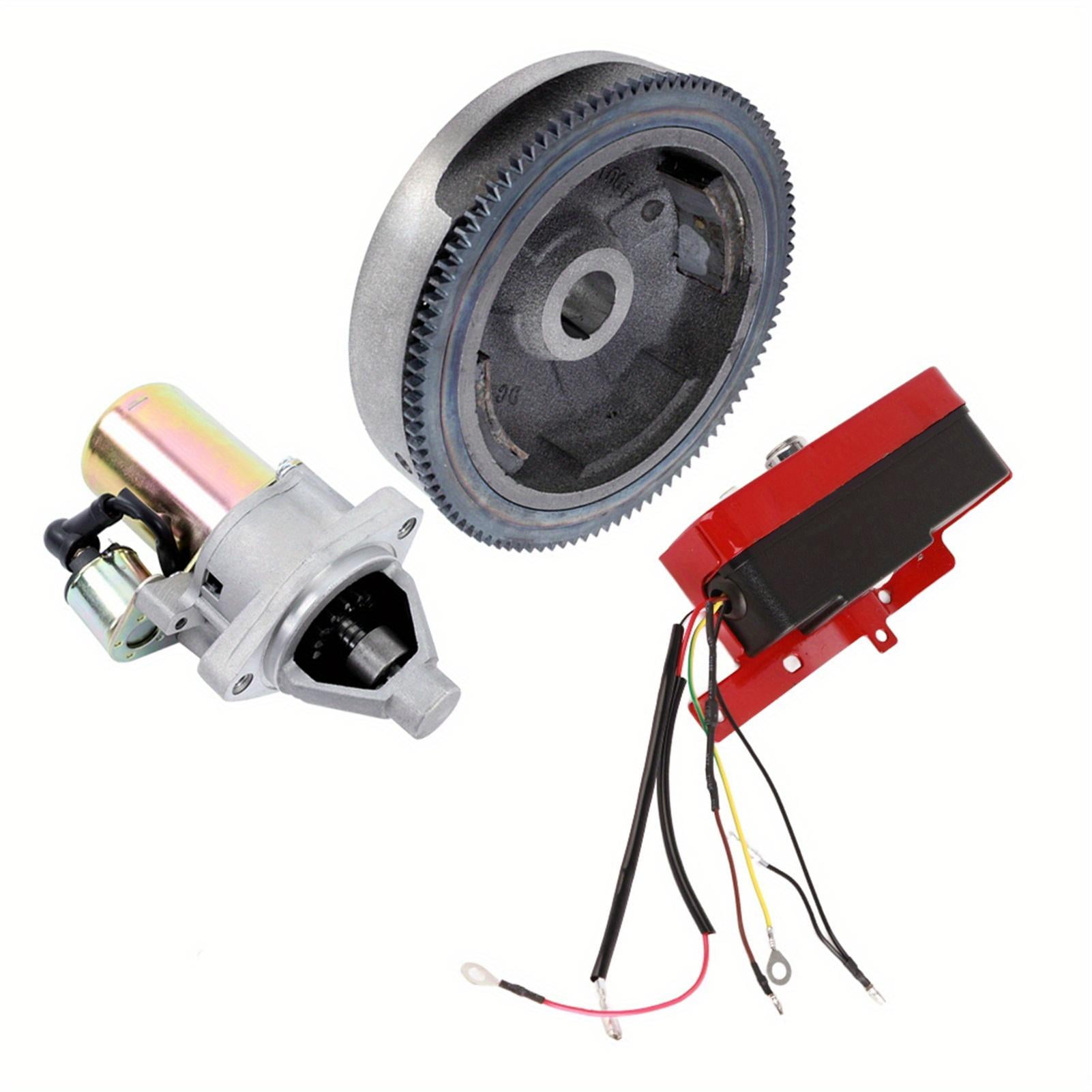 Electric Start Motor Kit Starter Motor Flywheel for 11HP GX390 13HP ...
