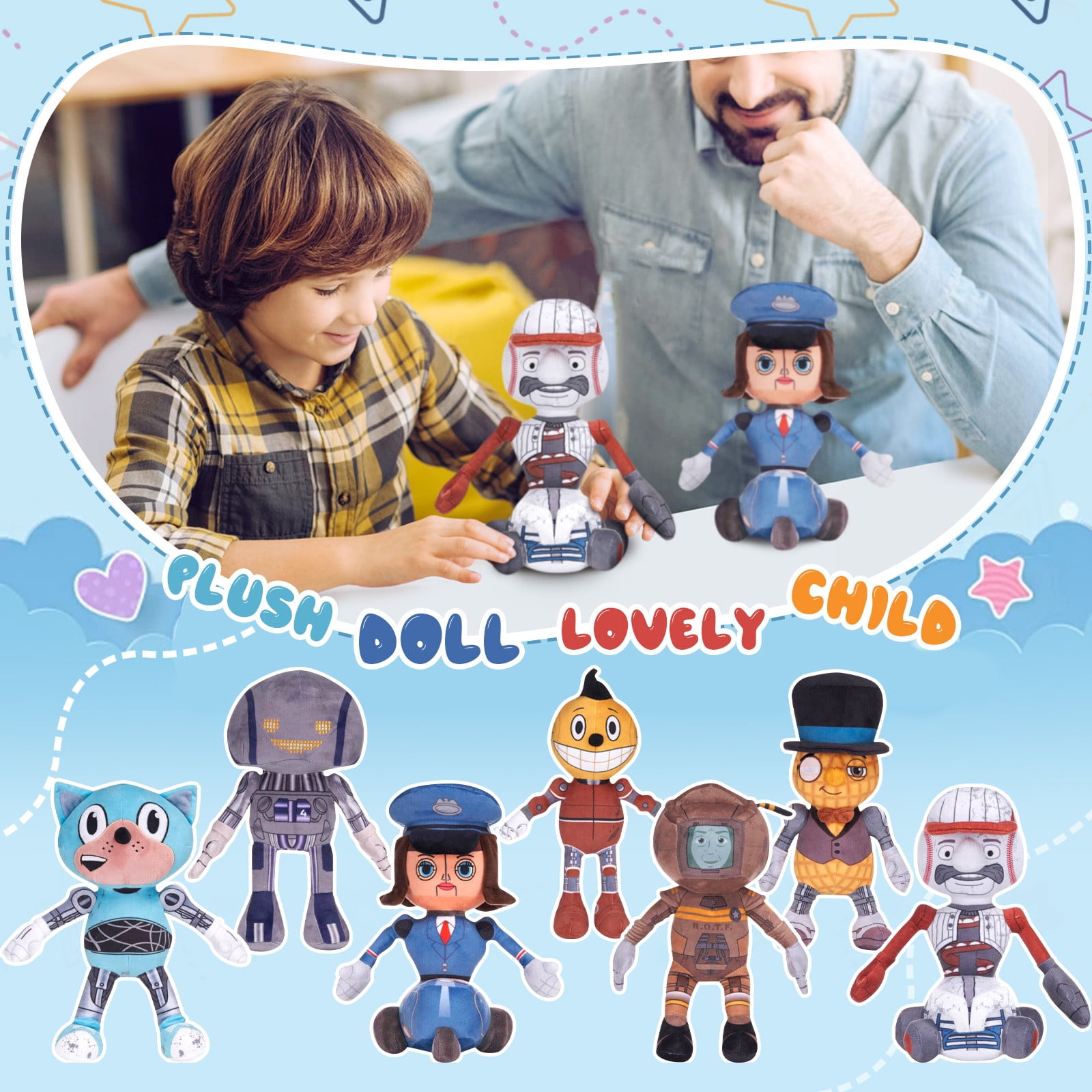 The Electric State Soft Toys 12 Inch The Electric State Plush Toys ...