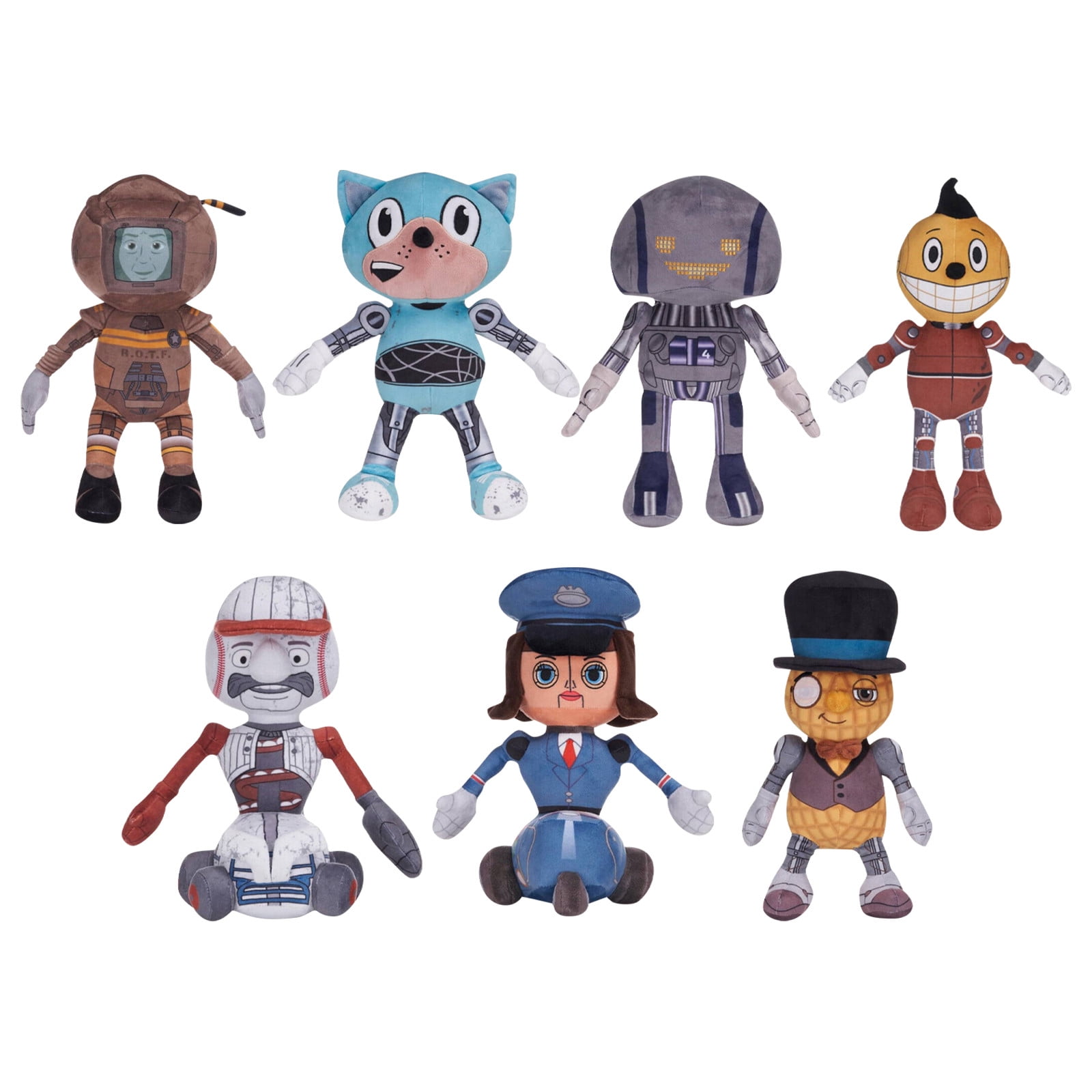 The Electric State Stuffed Animals 7PCS Cute Robot Plushies Soft Cuddly ...