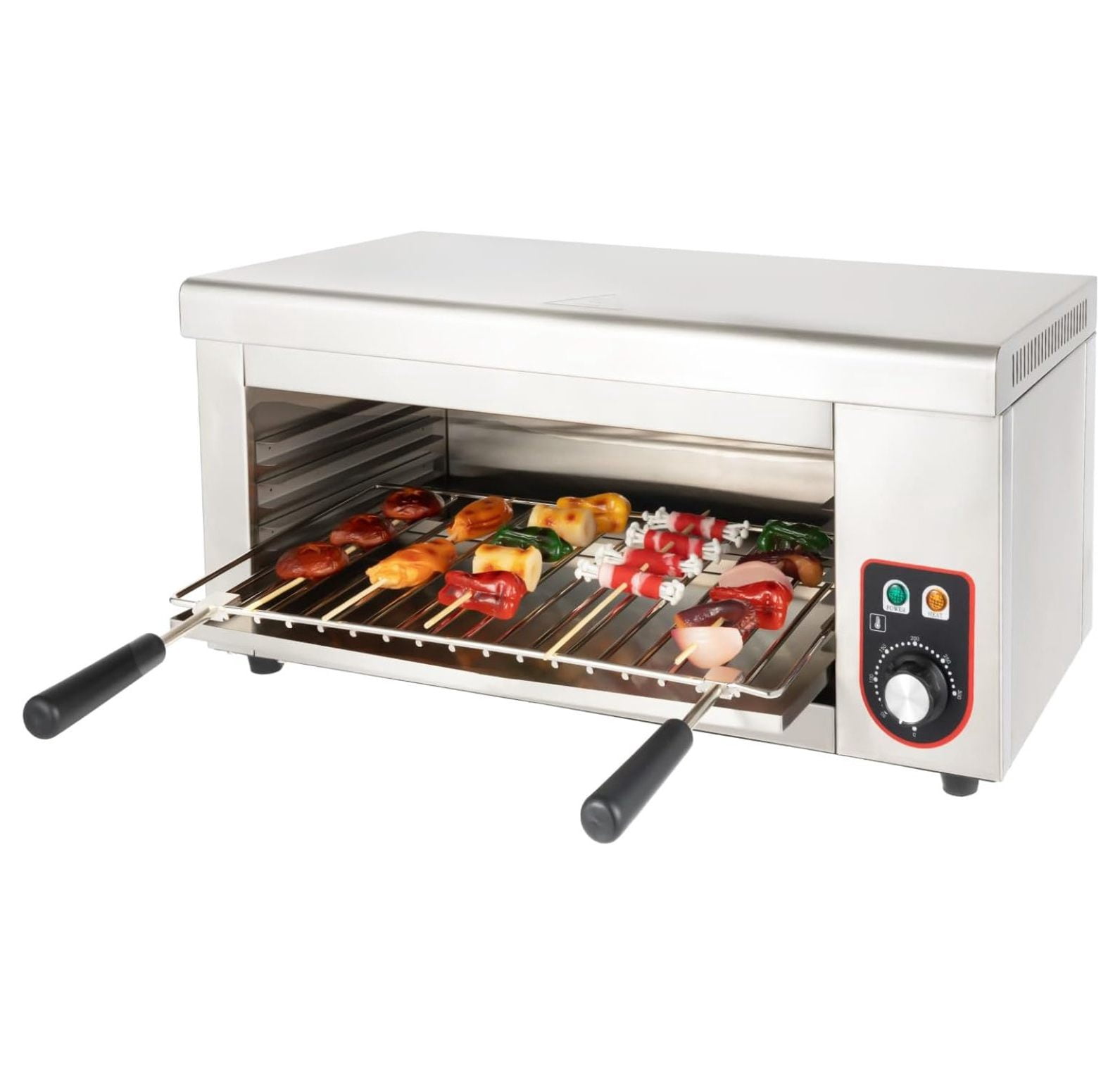Electric Steak Grill, 1500W Cheese Melter, Portable Salamander Broiler ...
