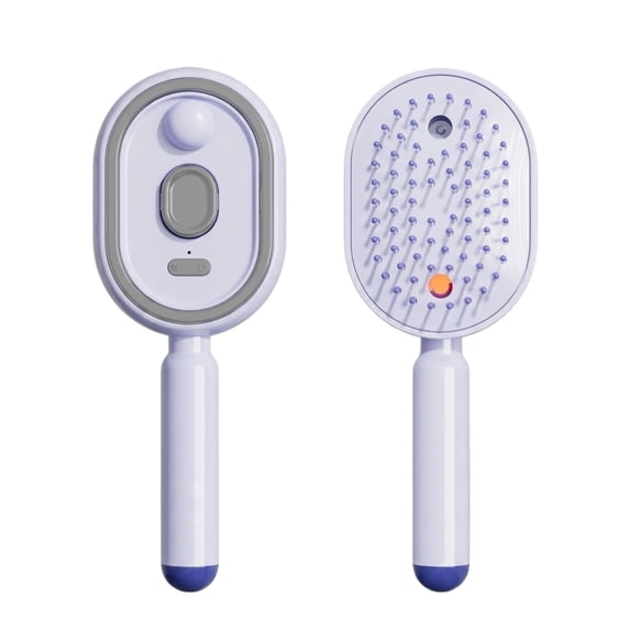 Electric Steam Hair Brush, 3-in-1 Electric Mist Hair Straightening Comb ...
