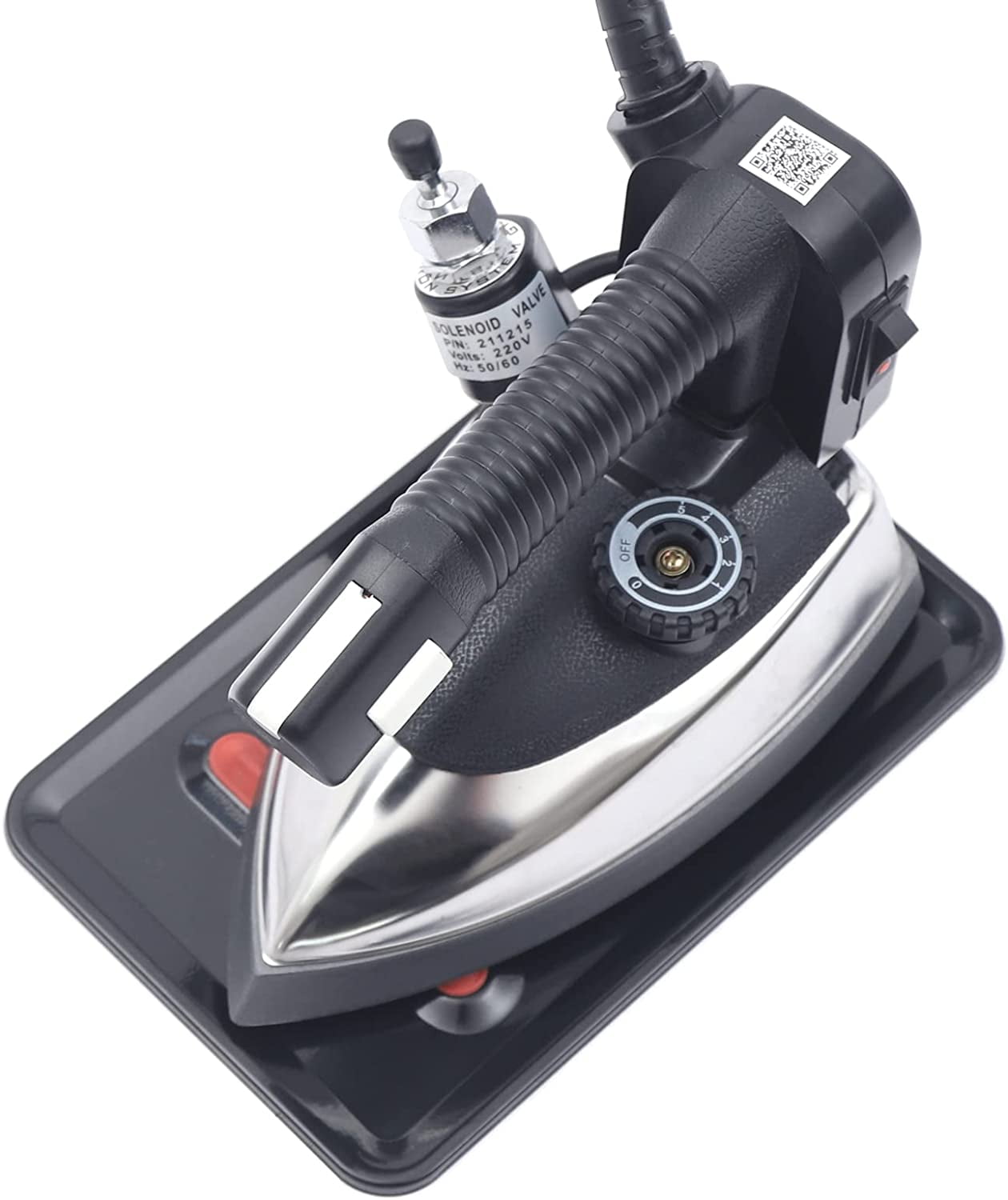 Electric Steam Iron, 1200W Heavy-Duty Professional Garment Iron with 3L ...
