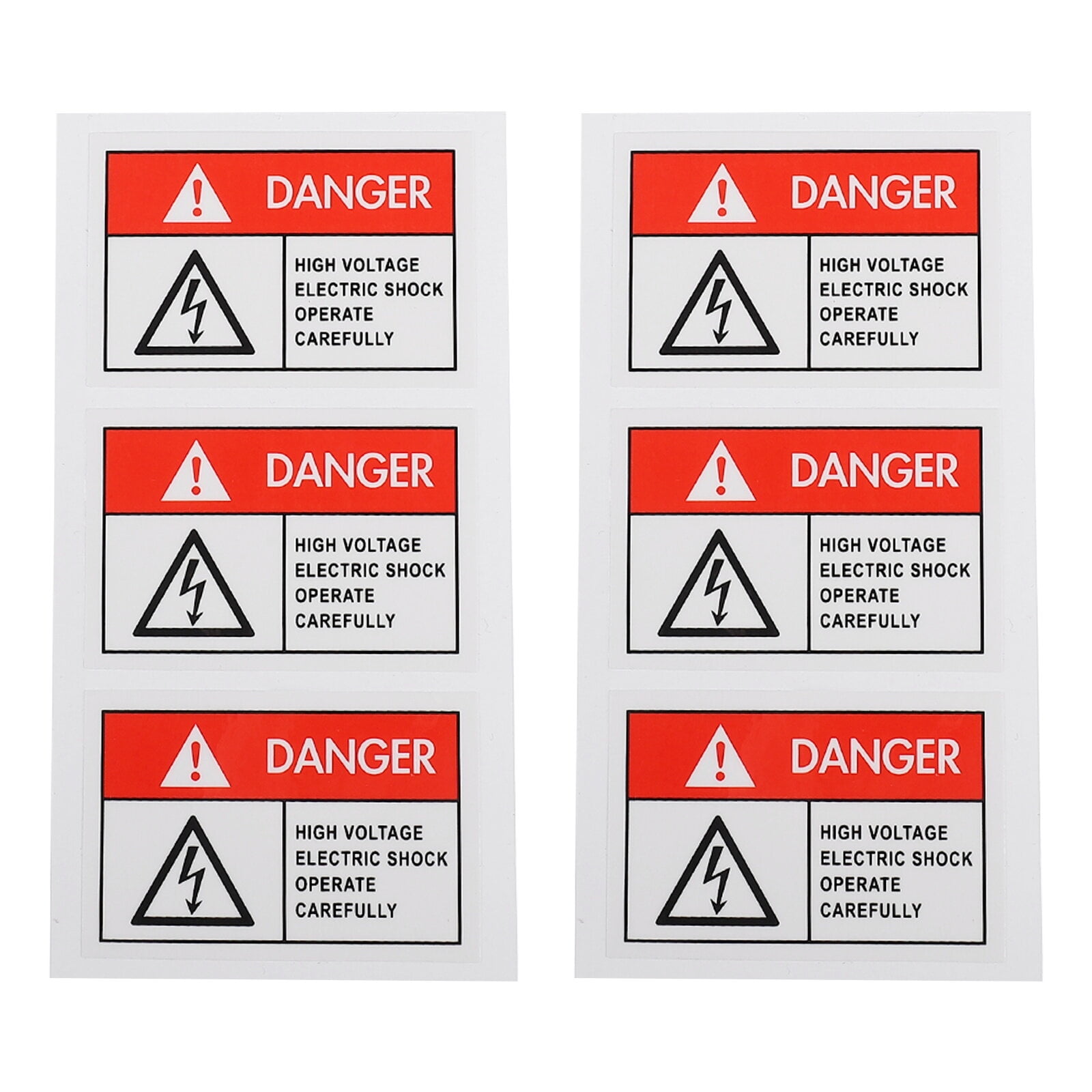 Electric Sticker Stickers Warning Sign High Voltage Decal Label ...