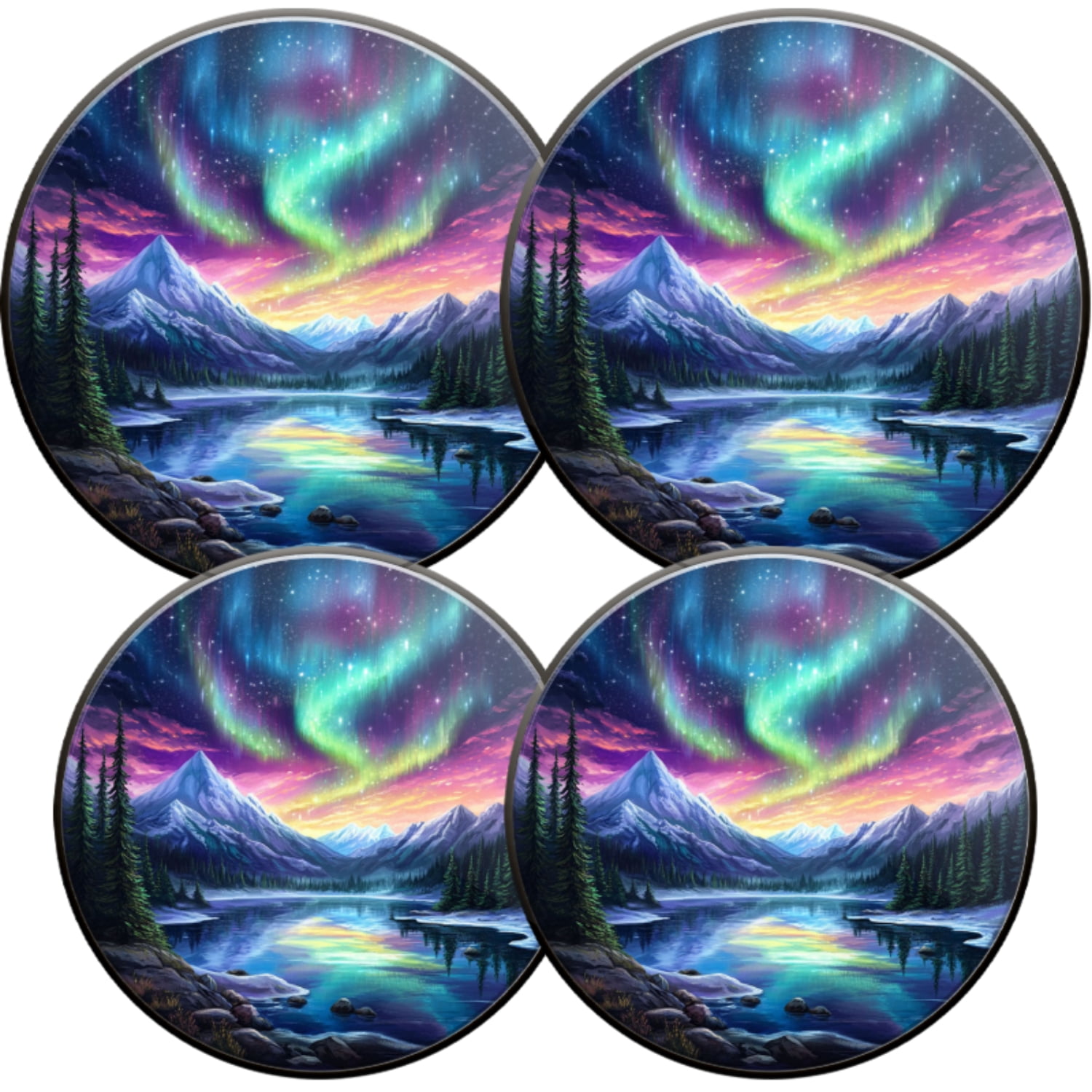 Electric Stove Burner Covers,4 Pcs Round Gas Burner Cover,8 and 10 Inch ...