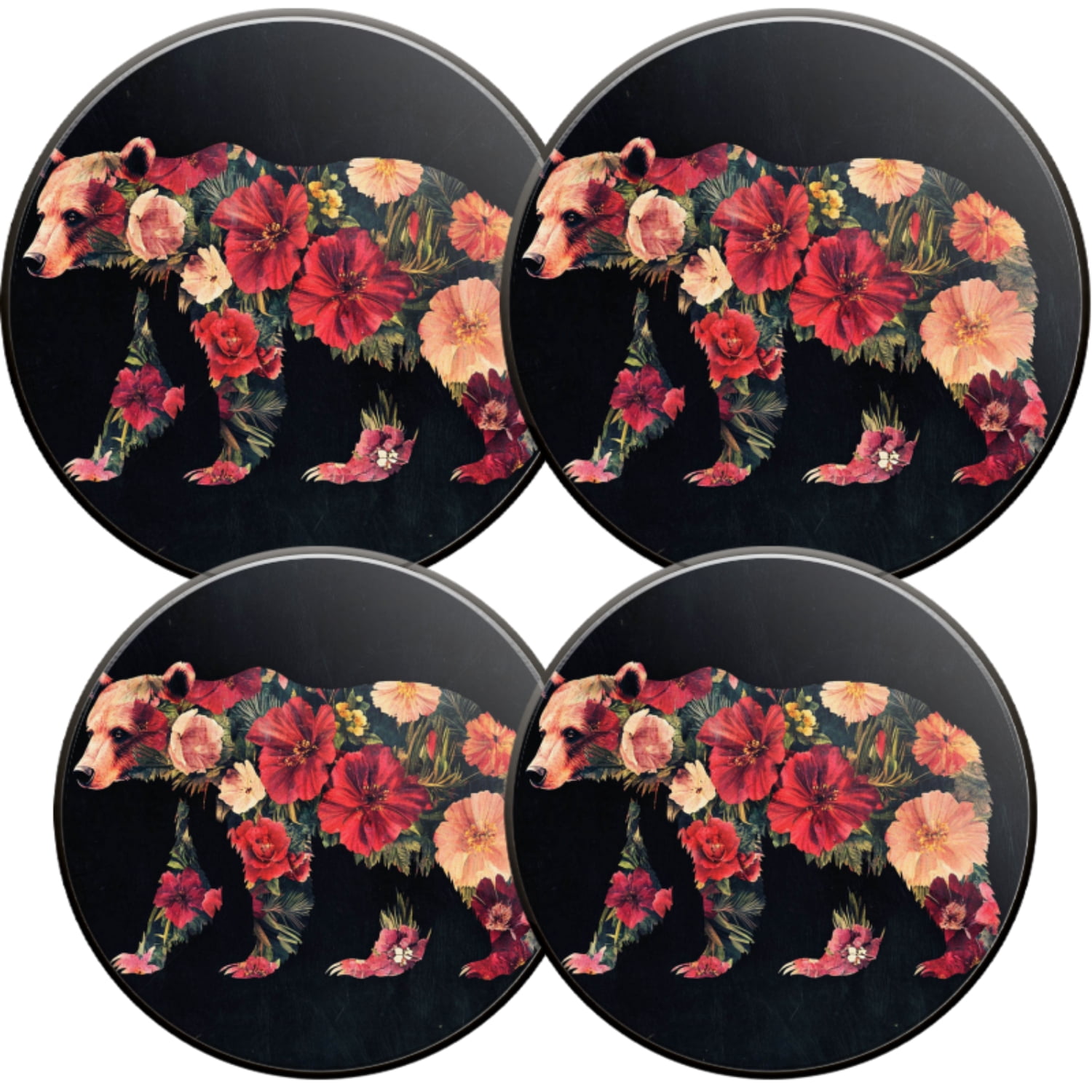 Electric Stove Burner Covers,4 Pcs Round Gas Burner Cover,8 and 10 Inch ...