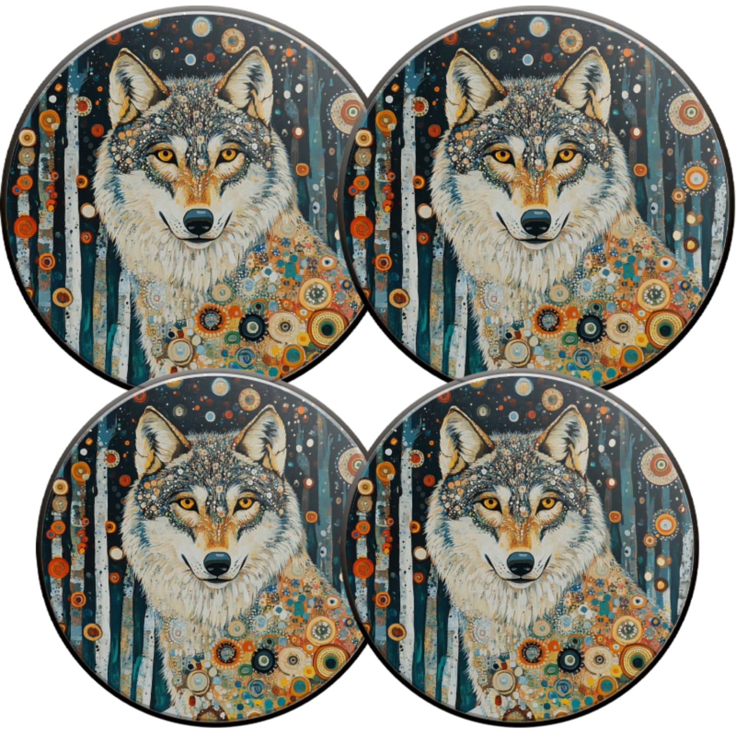 Electric Stove Burner Covers,4 Pcs Round Gas Burner Cover,8 and 10 Inch ...