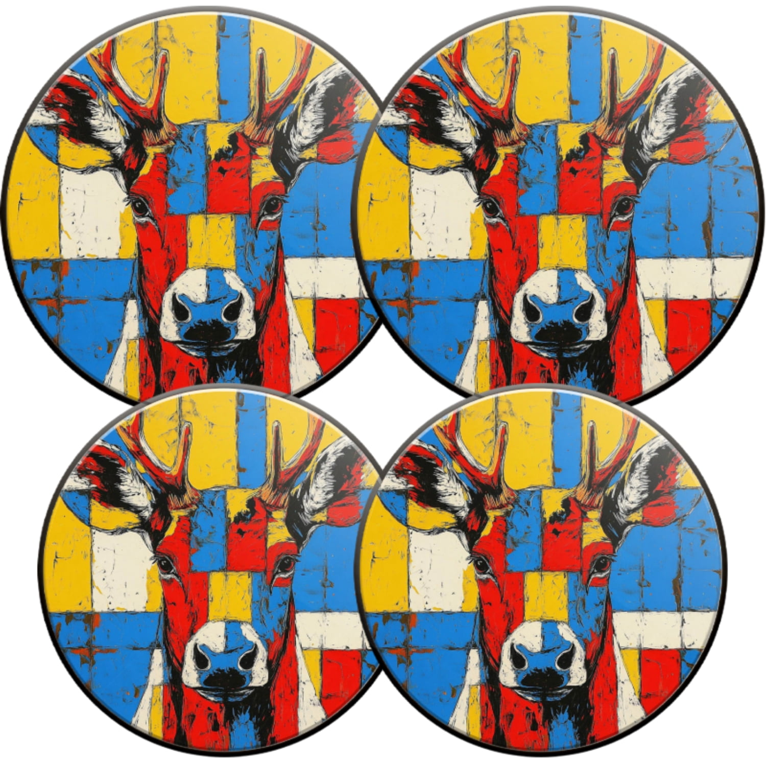 Electric Stove Burner Covers,4 Pcs Round Gas Burner Cover,8 and 10 Inch ...