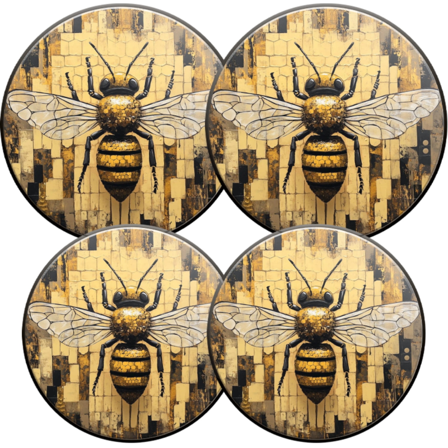 Electric Stove Burner Covers,4 Pcs Round Gas Burner Cover,8 and 10 Inch ...