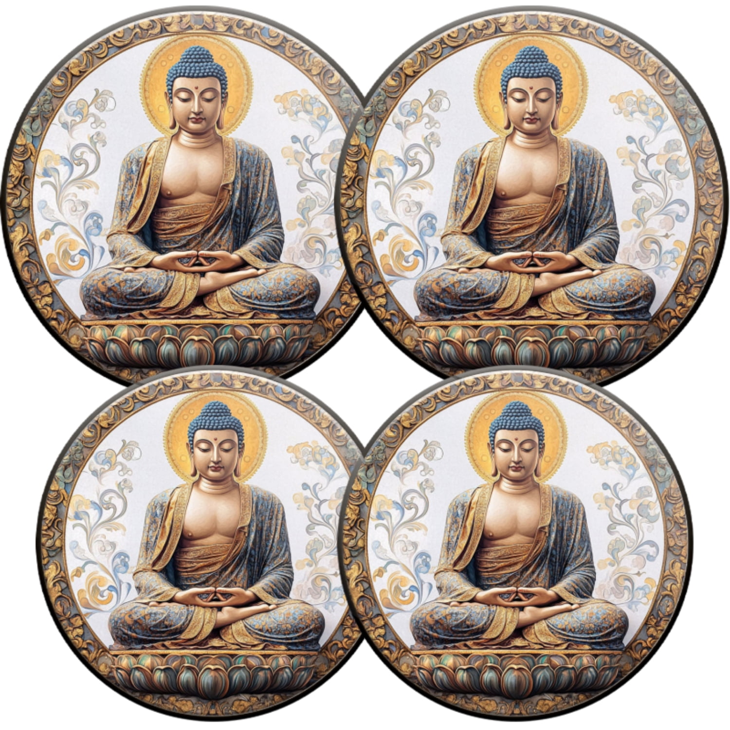 Electric Stove Burner Covers,4 Pcs Round Gas Burner Cover,8 and 10 Inch ...