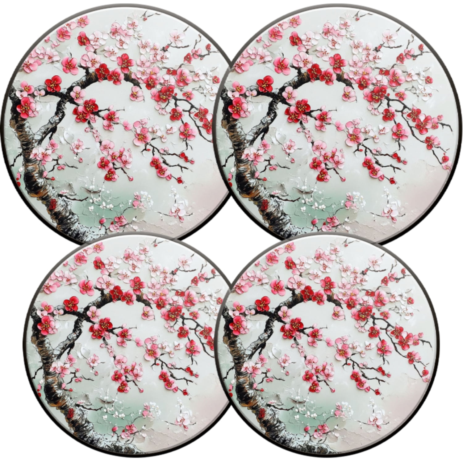 Electric Stove Burner Covers,4 Pcs Round Gas Burner Cover,8 and 10 Inch ...