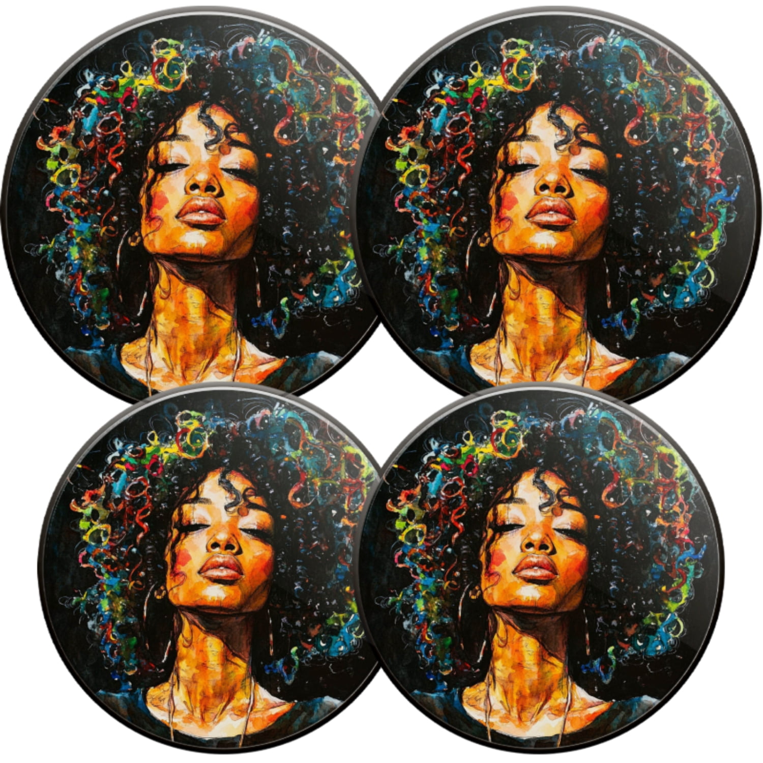 Electric Stove Burner Covers,4 Pcs Round Gas Burner Cover,8 and 10 Inch ...
