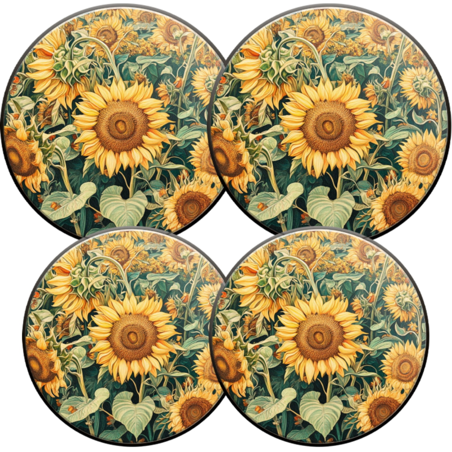Electric Stove Burner Covers,4 Pcs Round Gas Burner Cover,8 and 10 Inch ...