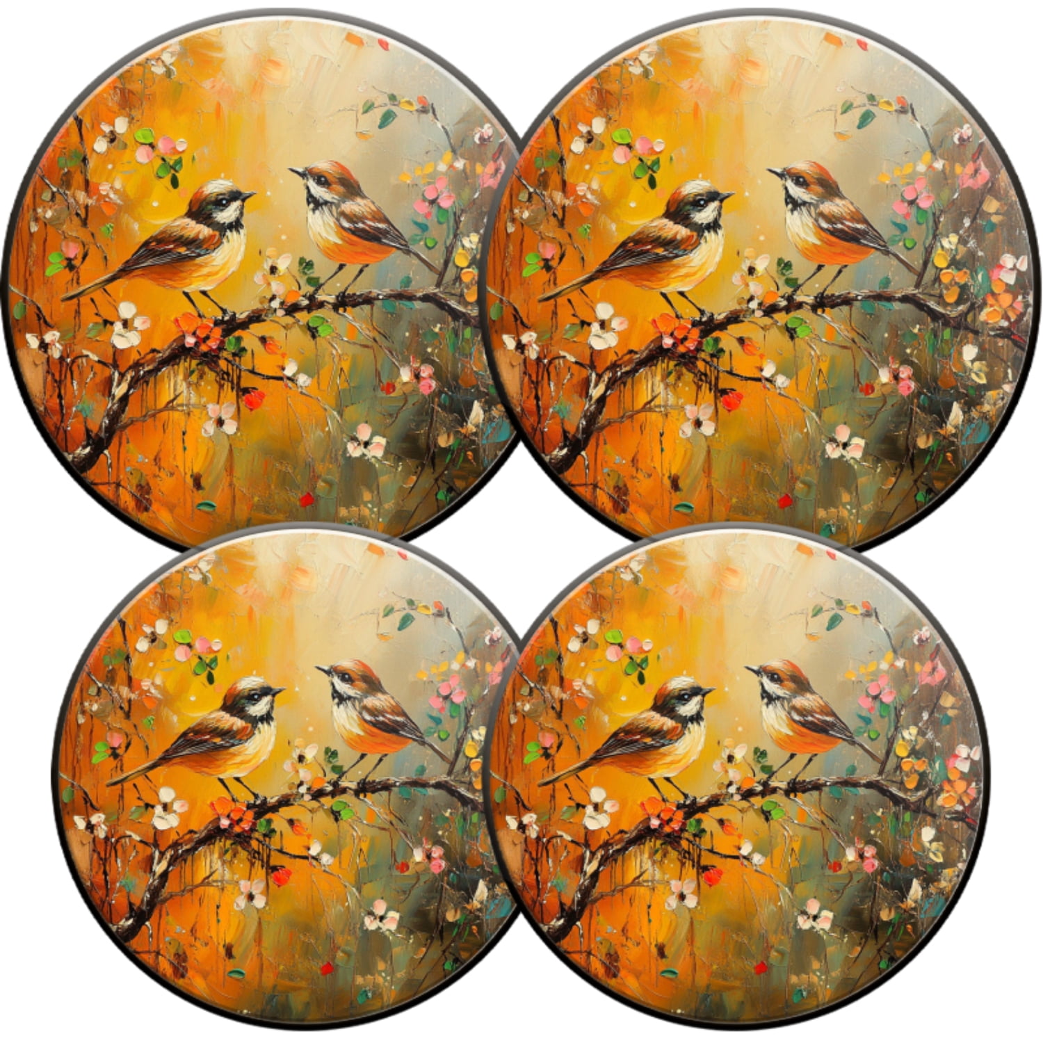Electric Stove Burner Covers,4 Pcs Round Gas Burner Cover,8 and 10 Inch ...