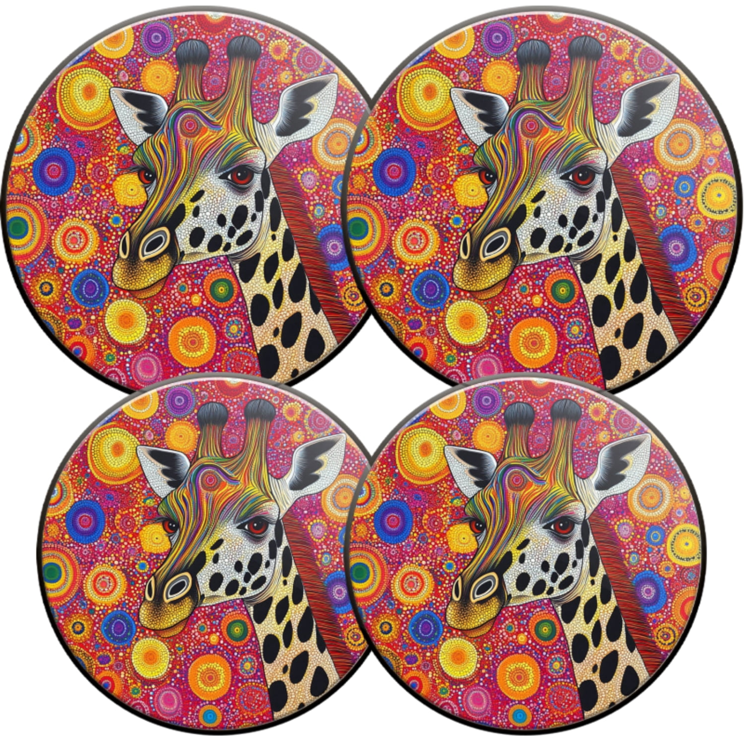 Electric Stove Burner Covers,4 Pcs Round Gas Burner Cover,8 and 10 Inch ...