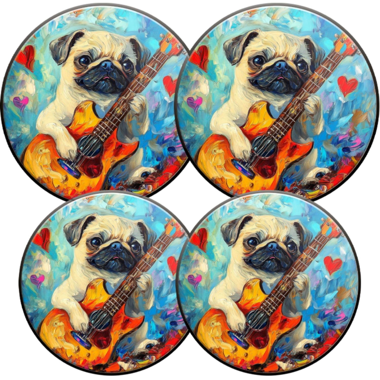 Electric Stove Burner Covers,4 Pcs Round Gas Burner Cover,8 and 10 Inch ...