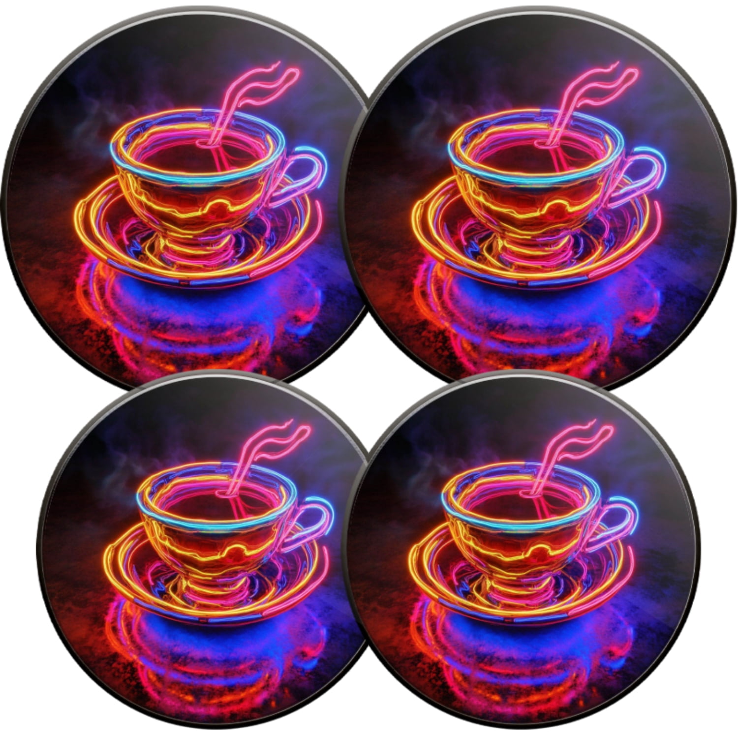 Electric Stove Burner Covers,4 Pcs Round Gas Burner Cover,8 and 10 Inch ...