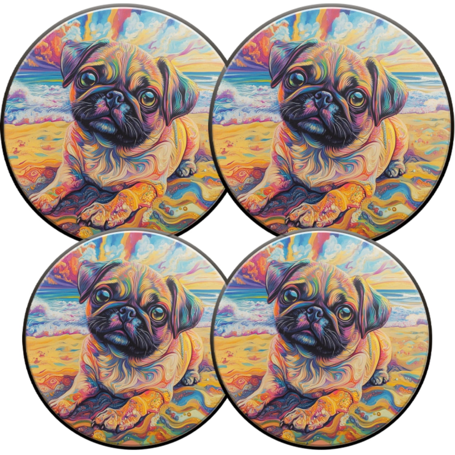 Electric Stove Burner Covers,4 Pcs Round Gas Burner Cover,8 and 10 Inch ...