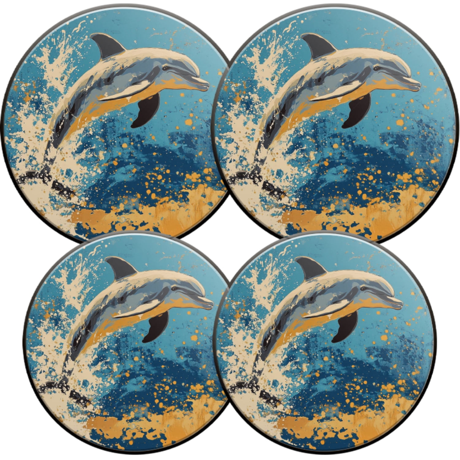 Electric Stove Burner Covers,4 Pcs Round Gas Burner Cover,8 and 10 Inch ...