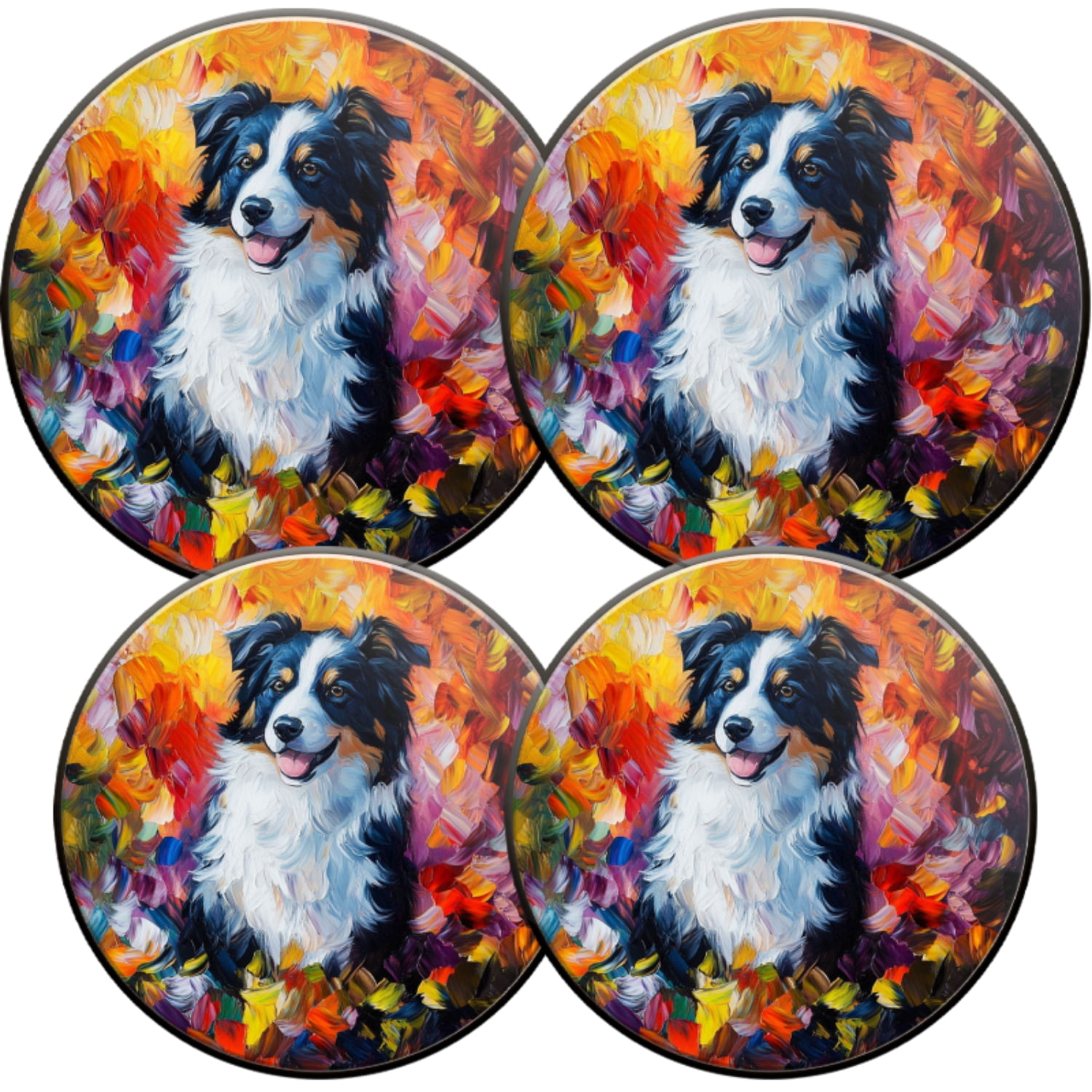 Electric Stove Burner Covers,4 Pcs Round Gas Burner Cover,8 and 10 Inch ...