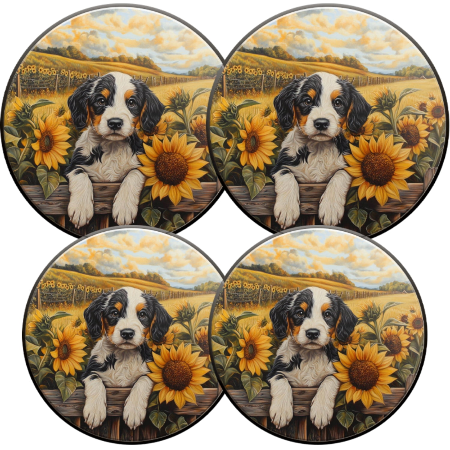 Electric Stove Burner Covers,4 Pcs Round Gas Burner Cover,8 and 10 Inch ...