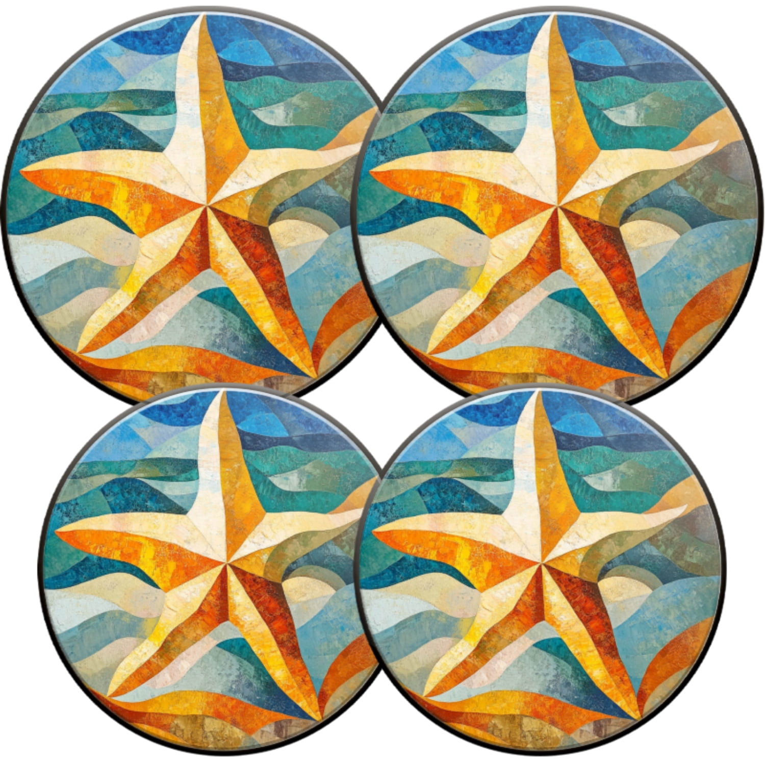 Electric Stove Burner Covers,4 Pcs Round Gas Burner Cover,8 and 10 Inch ...