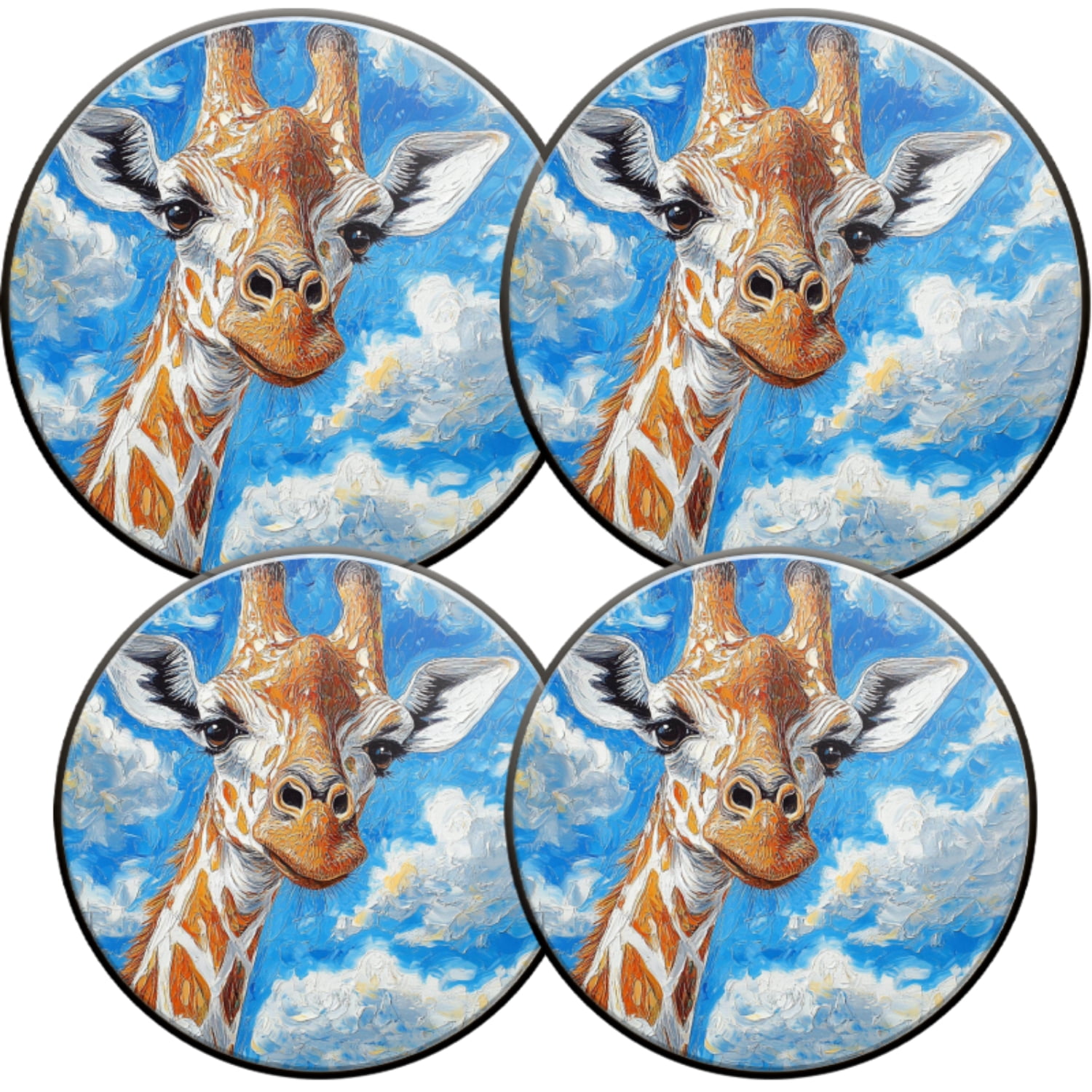 Electric Stove Burner Covers,4 Pcs Round Gas Burner Cover,8 and 10 Inch ...