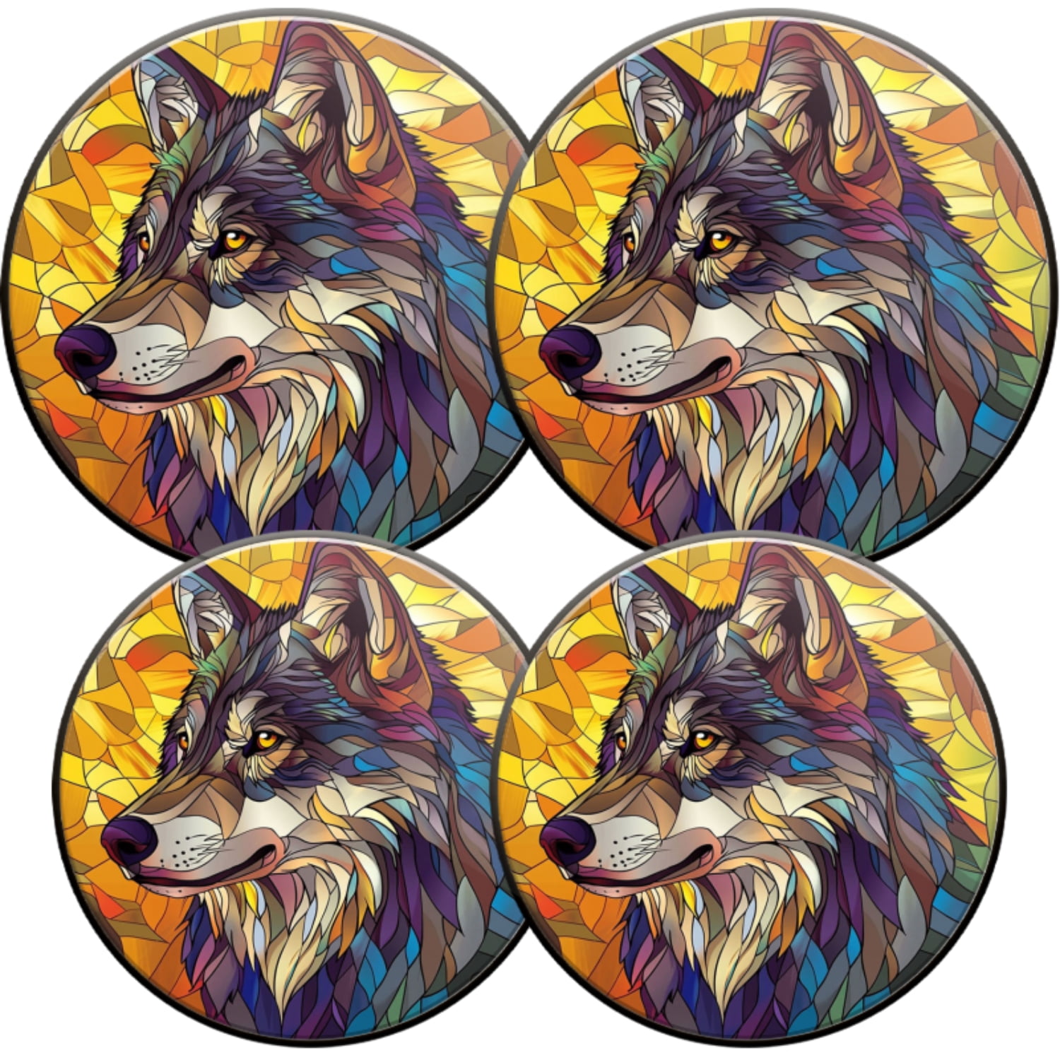 Electric Stove Burner Covers,4 Pcs Round Gas Burner Cover,8 and 10 Inch ...