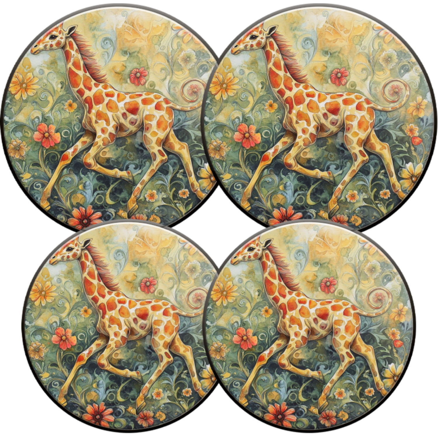 Electric Stove Burner Covers,4 Pcs Round Gas Burner Cover,8 and 10 Inch ...