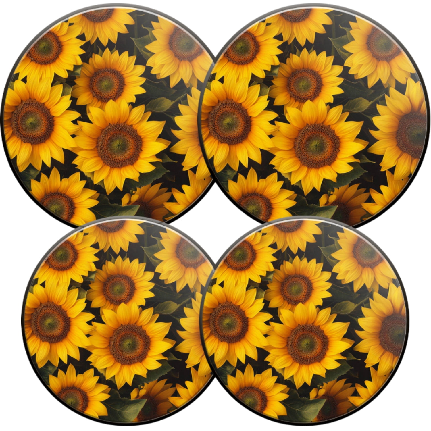 Electric Stove Burner Covers,4 Pcs Round Gas Burner Cover,8 and 10 Inch ...