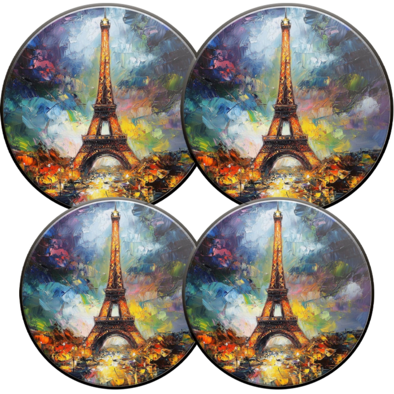 Electric Stove Burner Covers,4 Pcs Round Gas Burner Cover,8 and 10 Inch ...