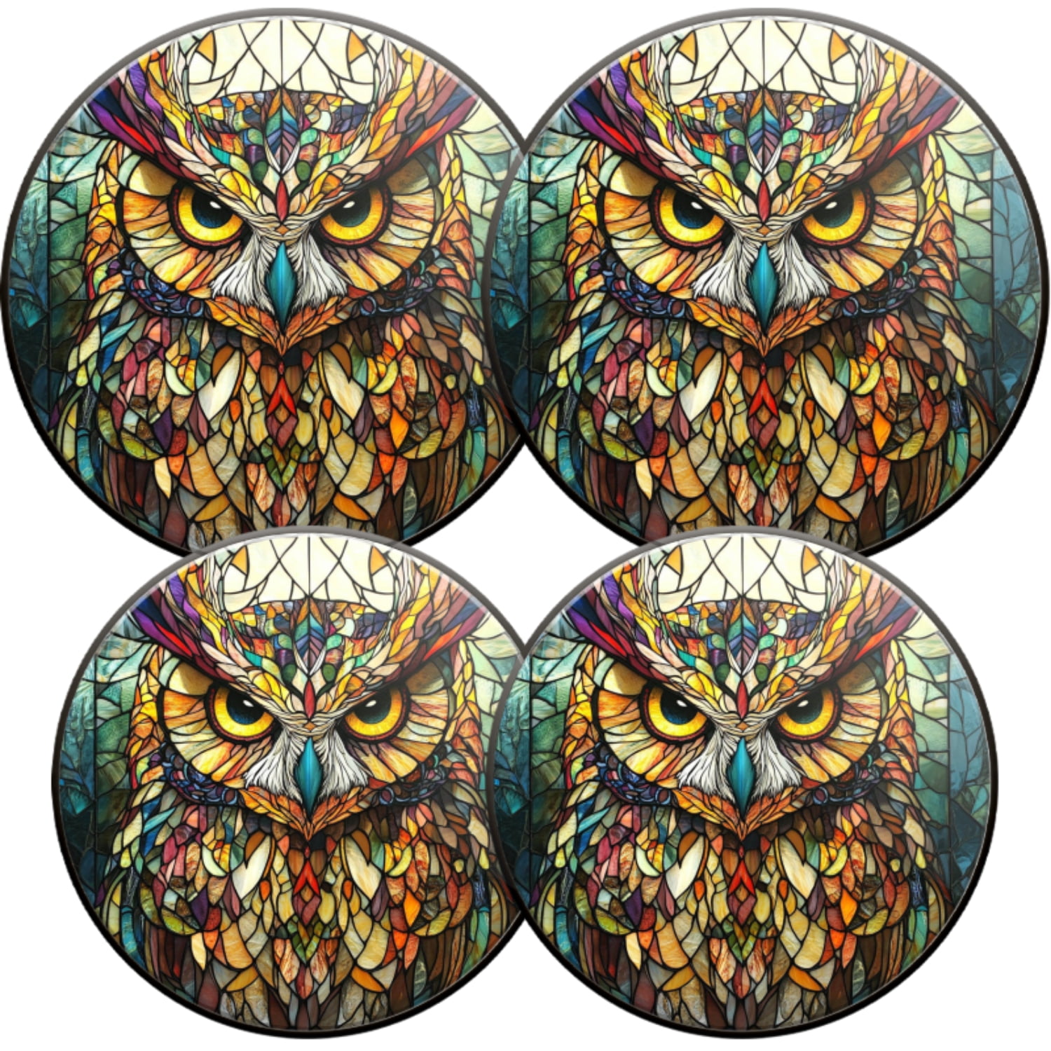 Electric Stove Burner Covers,4 Pcs Round Gas Burner Cover,8 and 10 Inch ...