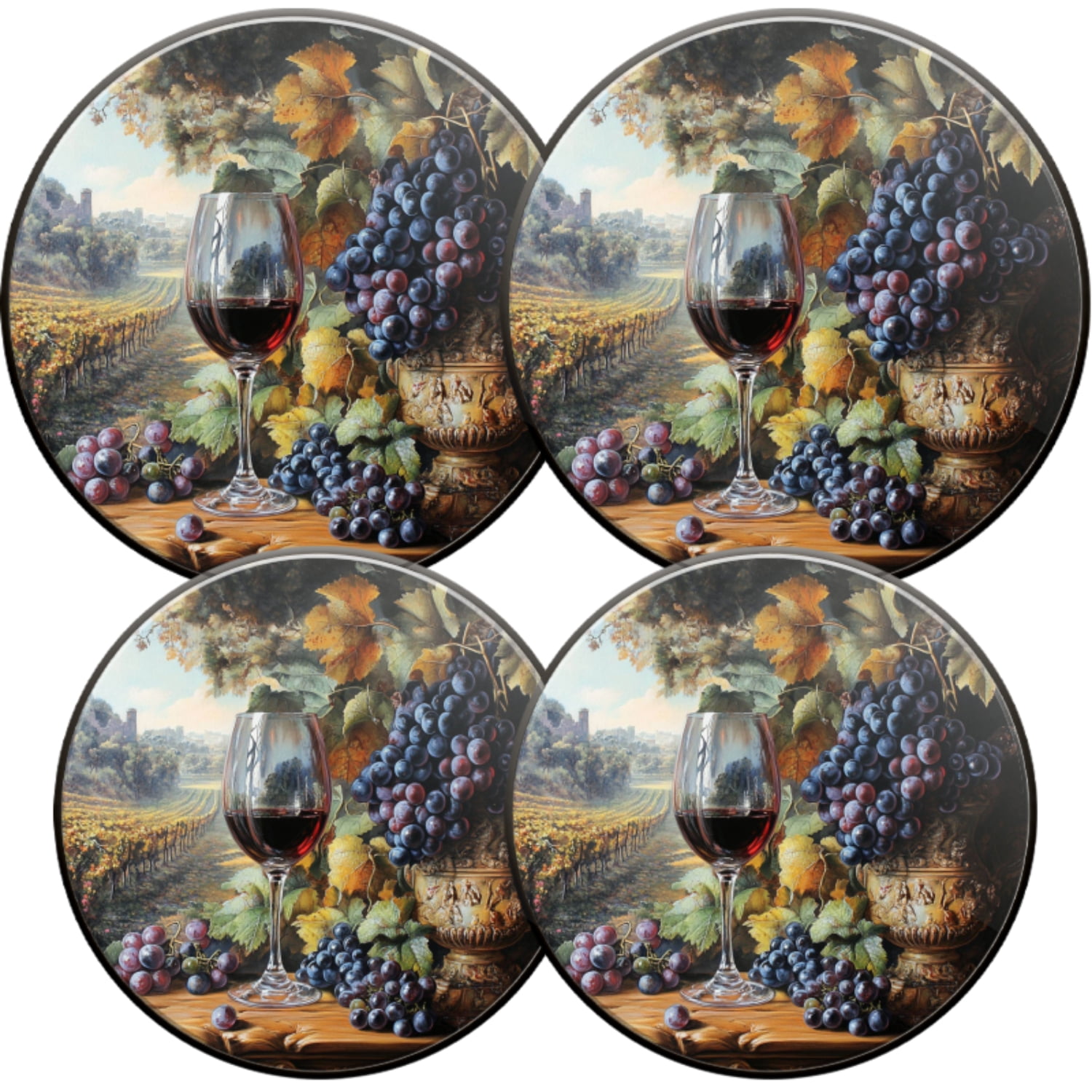 Electric Stove Burner Covers,4 Pcs Round Gas Burner Cover,8 and 10 Inch ...