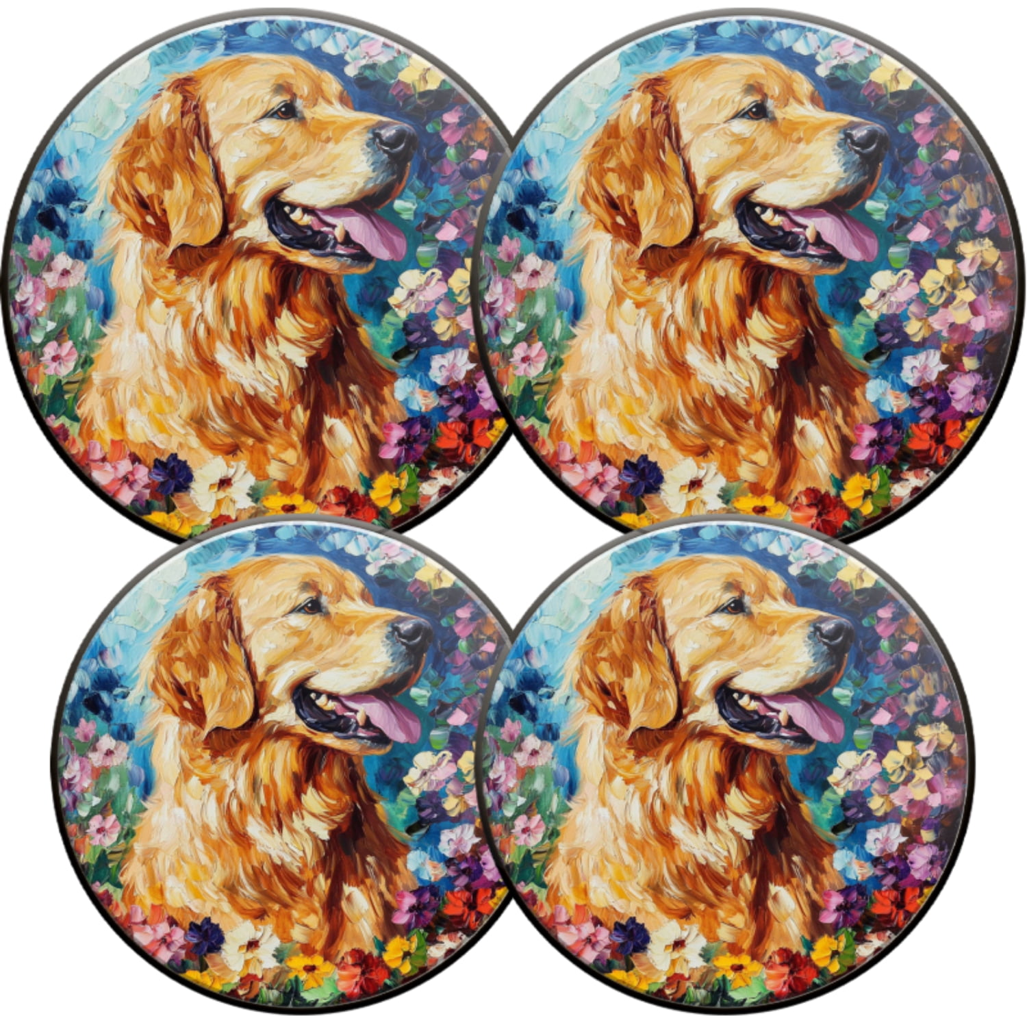 Electric Stove Burner Covers,4 Pcs Round Gas Burner Cover,8 and 10 Inch ...