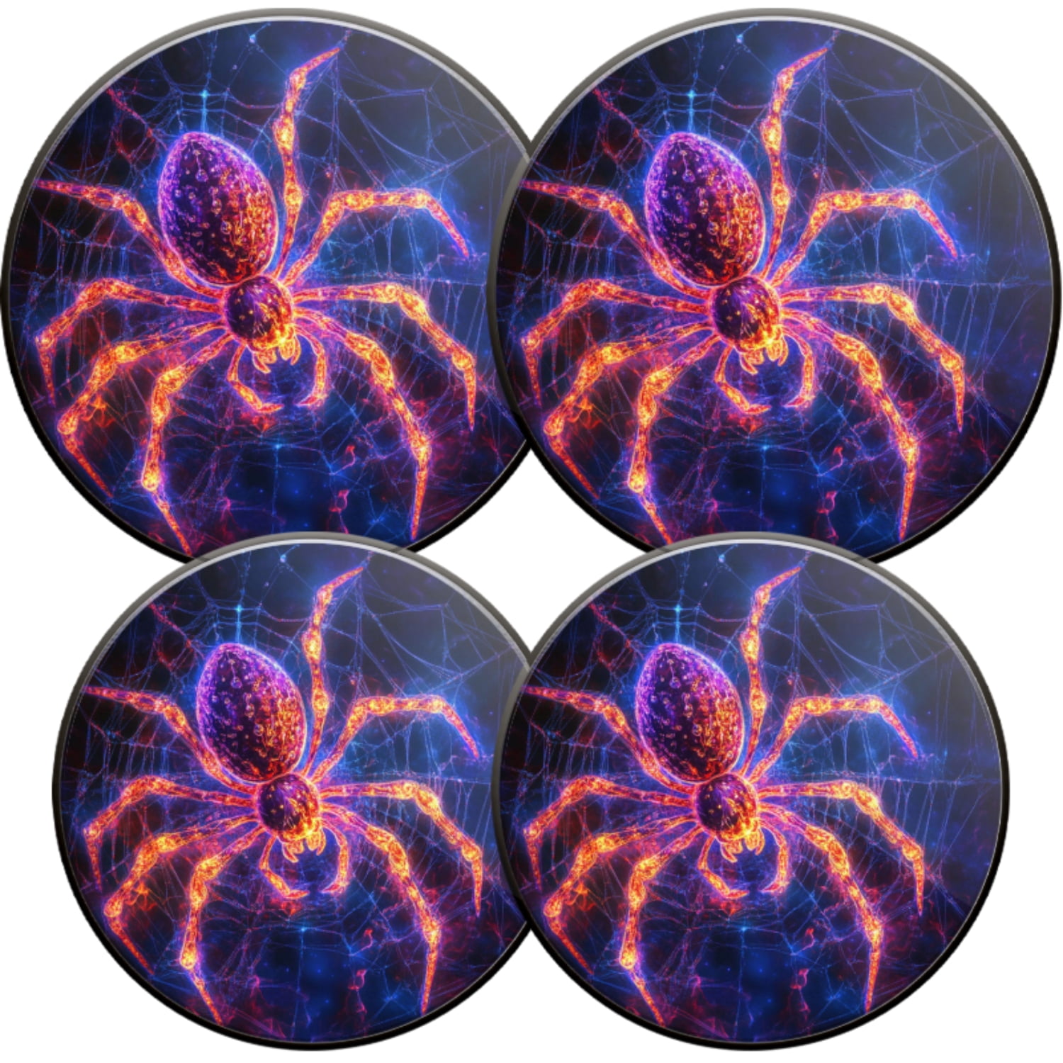 Electric Stove Burner Covers,4 Pcs Round Gas Burner Cover,8 and 10 Inch ...