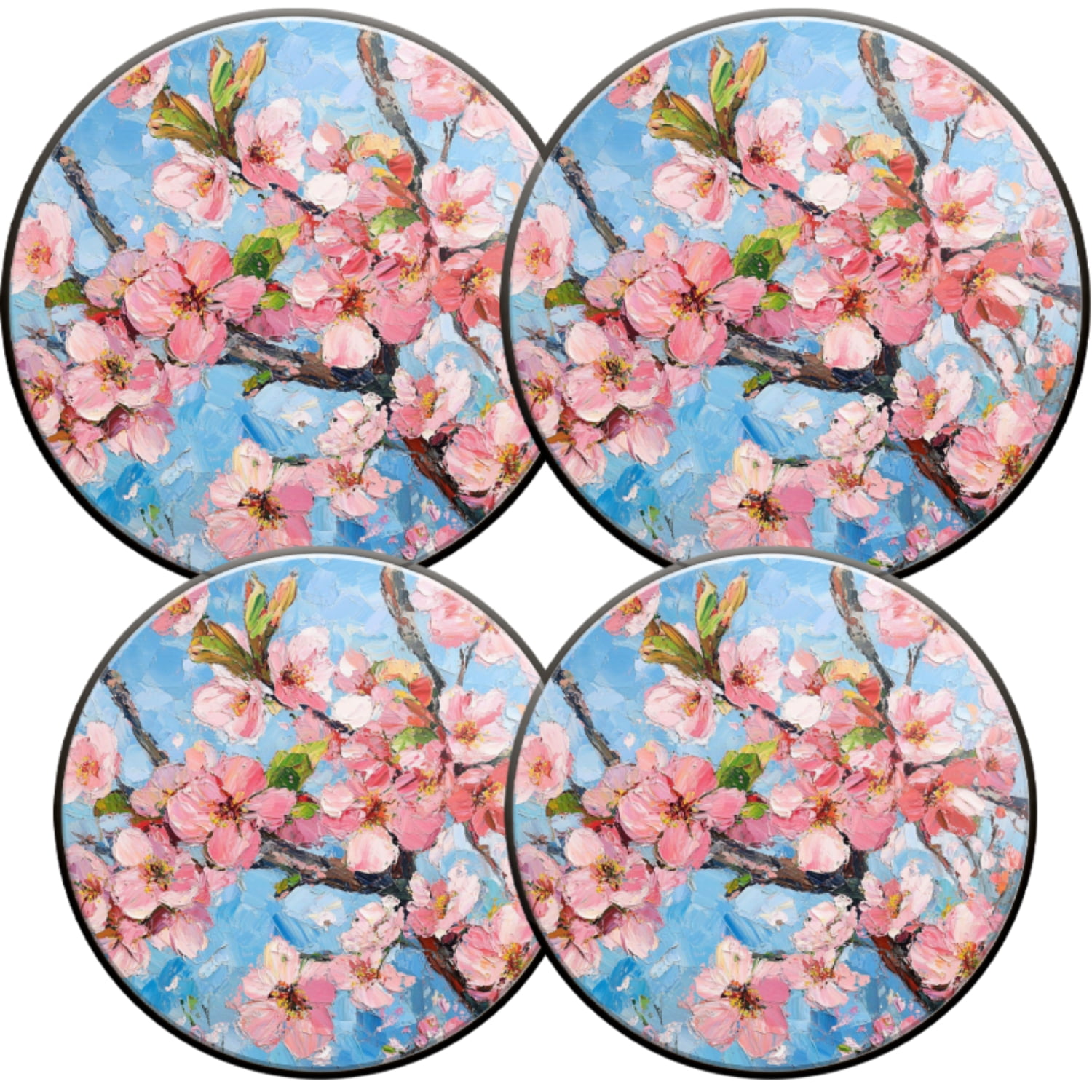 Electric Stove Burner Covers,4 Pcs Round Gas Burner Cover,8 and 10 Inch ...