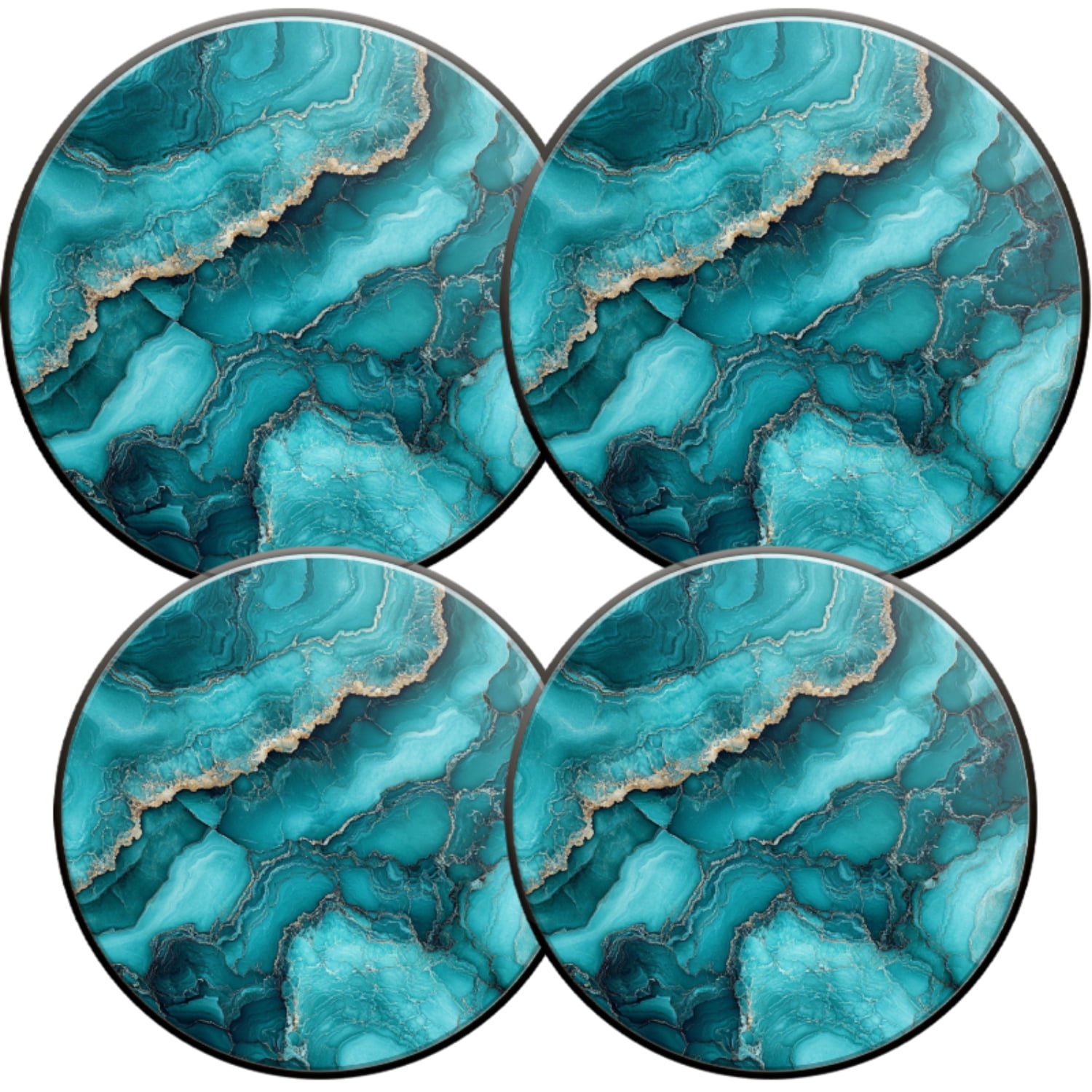 Electric Stove Burner Covers,4 Pcs Round Gas Burner Cover,8 and 10 Inch ...