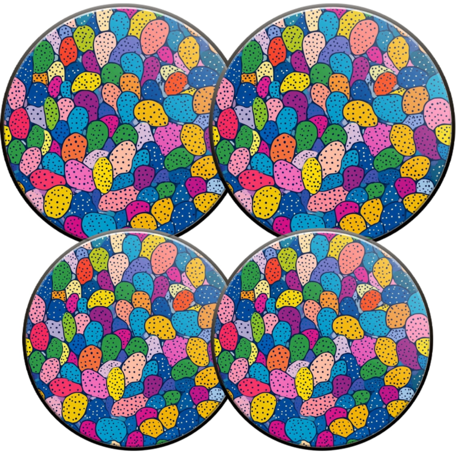 Electric Stove Burner Covers,4 Pcs Round Gas Burner Cover,8 and 10 Inch ...